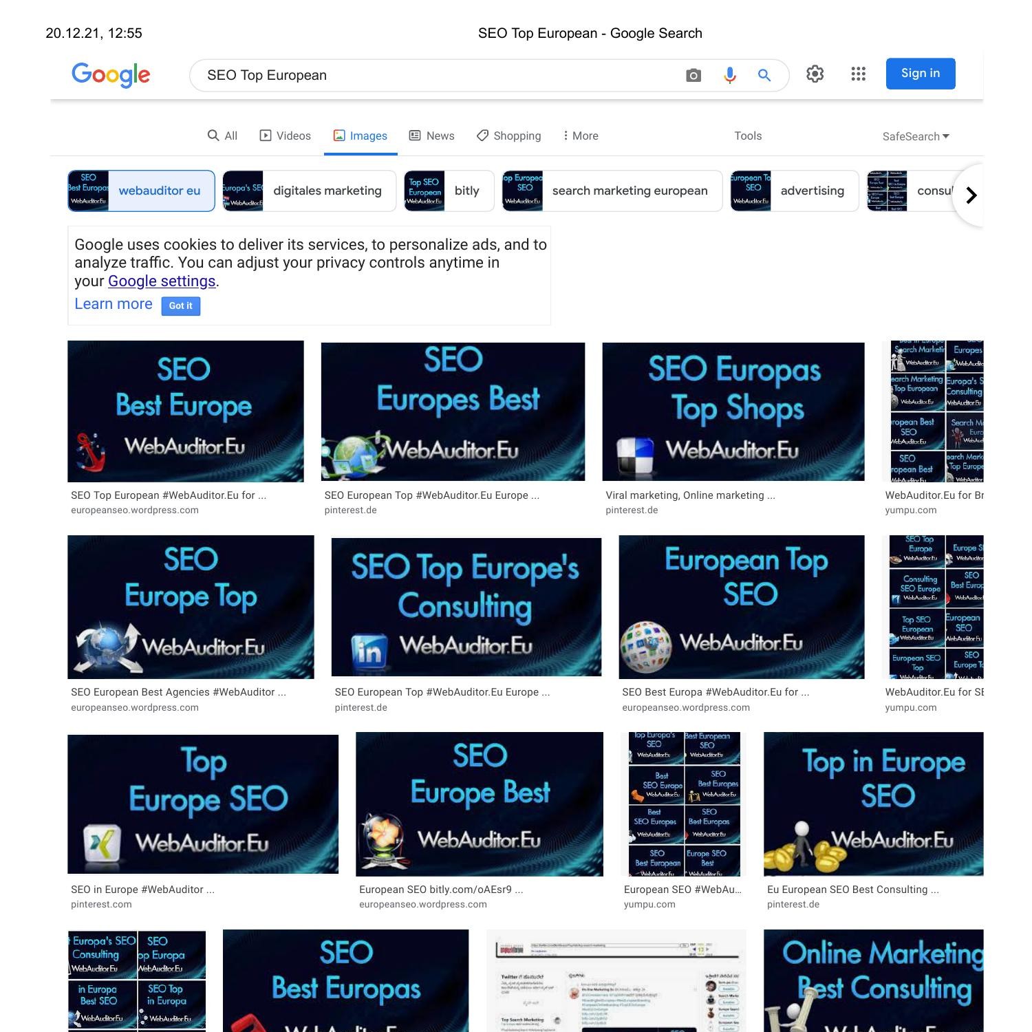 SEO Top European - Google Search #WebAuditor.Eu Consulting for Best ...