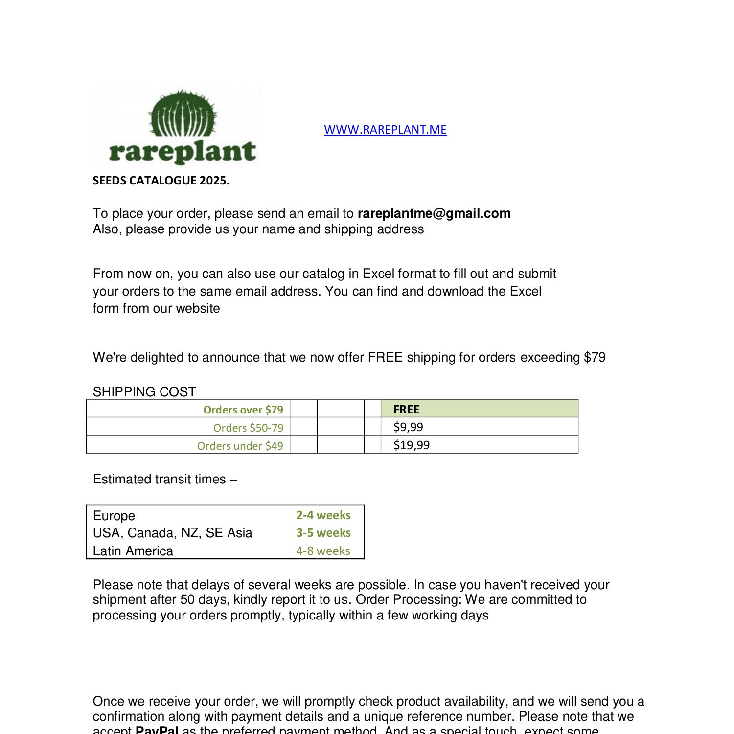 Catalogue succulent seeds.pdf | DocDroid