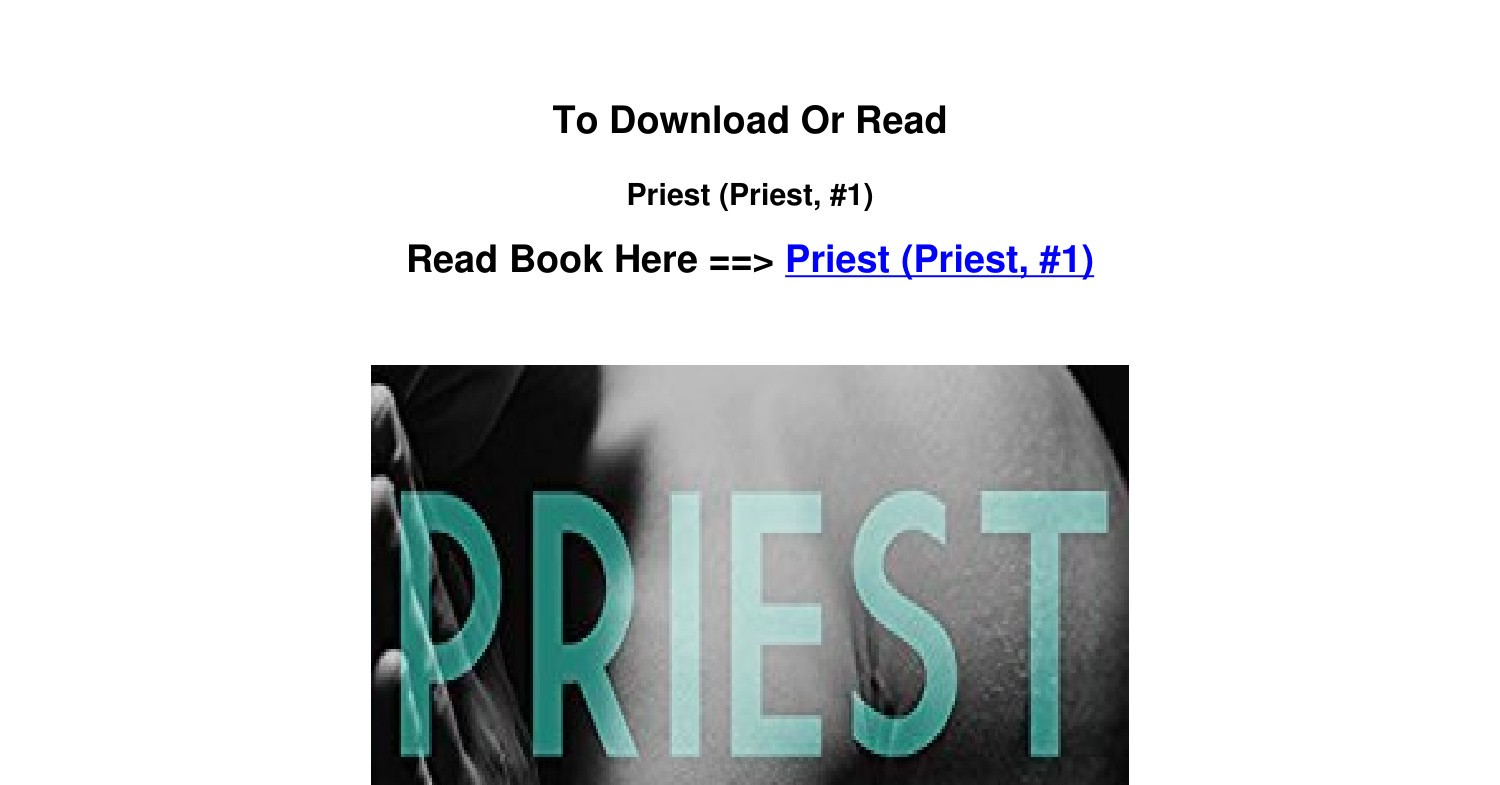 Download Pdf Priest Priest 1 By Sierra Simone Pdf Docdroid