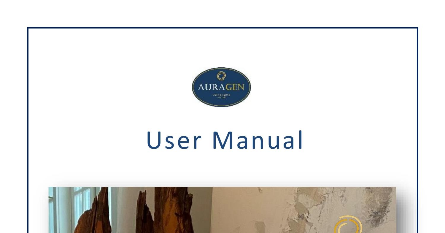 Auragen 1 Instruction Manual Rev 4.0 AURG1-LABL-MANU 01-19-2022.pdf ...