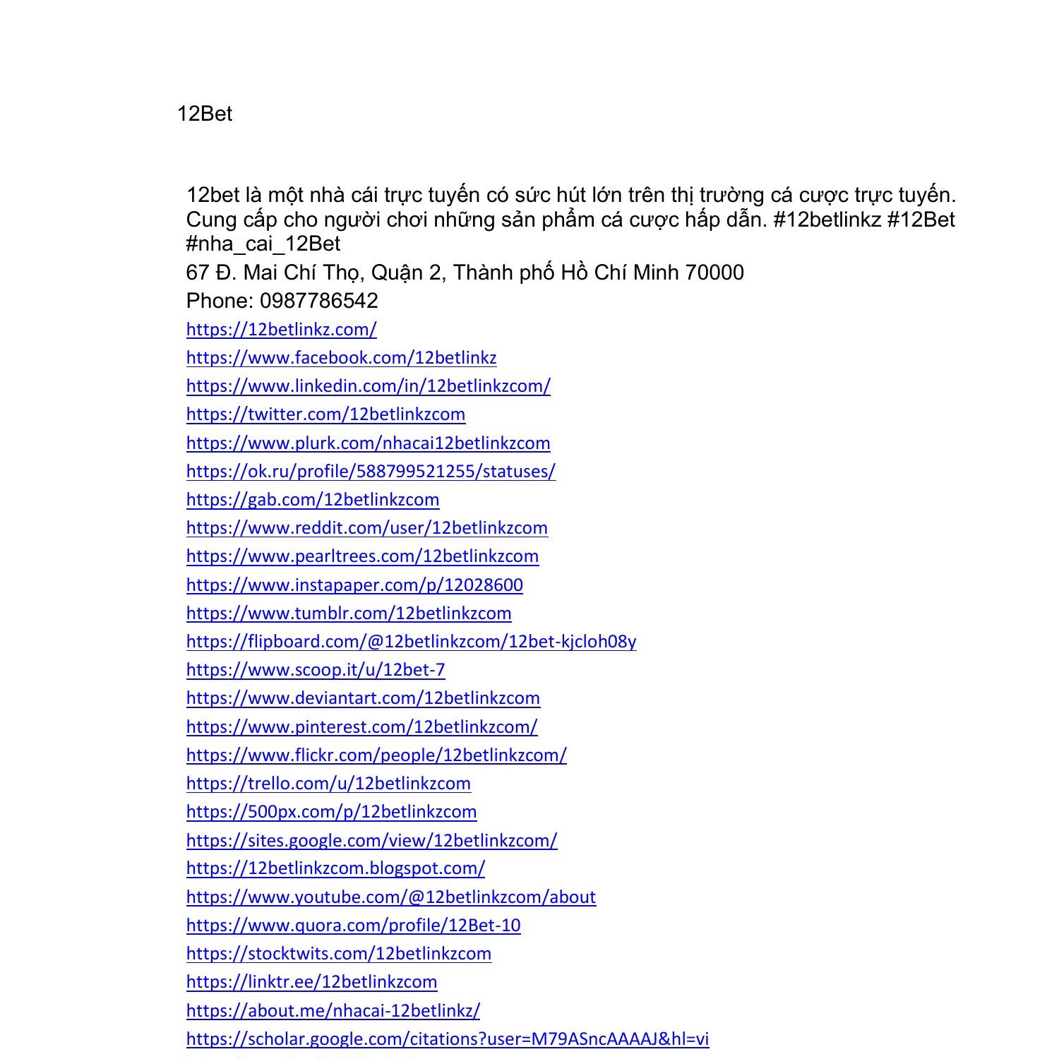 12Bet.docx | DocDroid