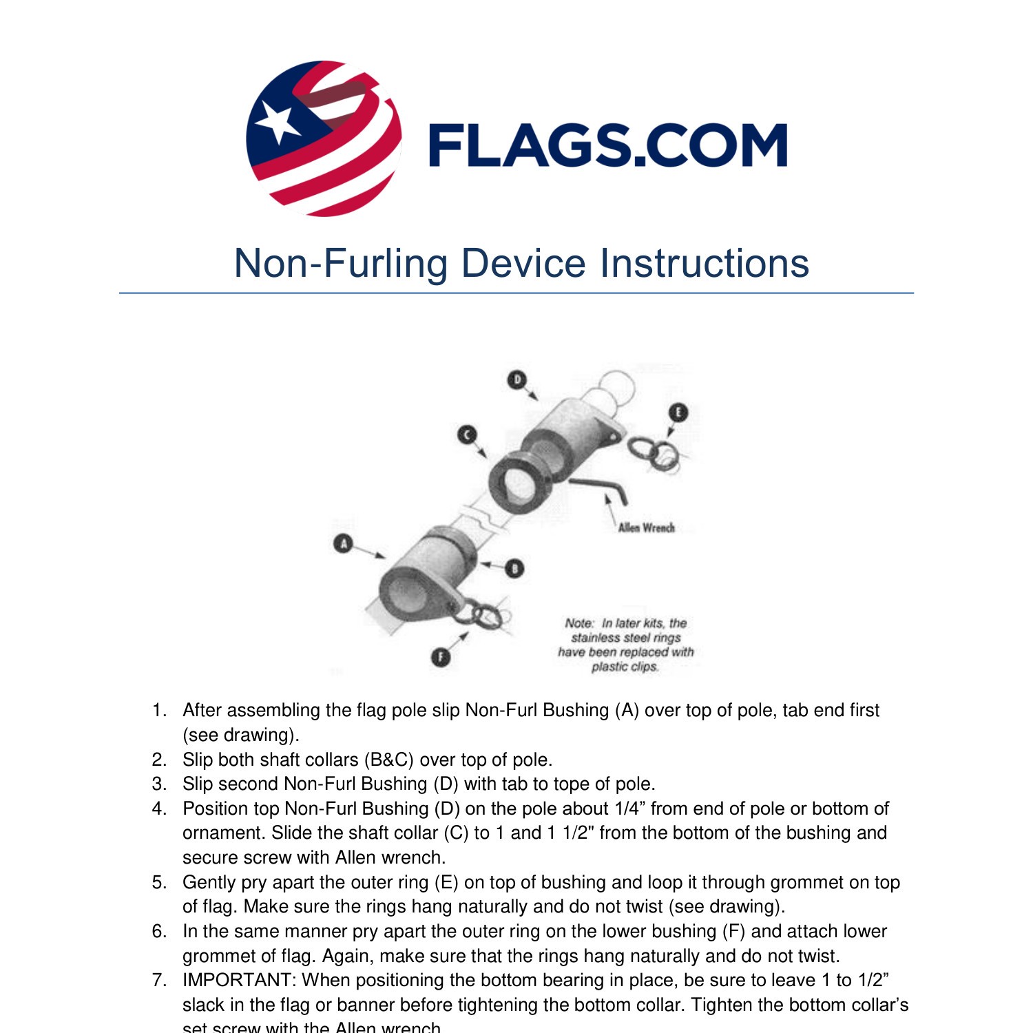 Non-Furling Device Instructions.pdf | DocDroid