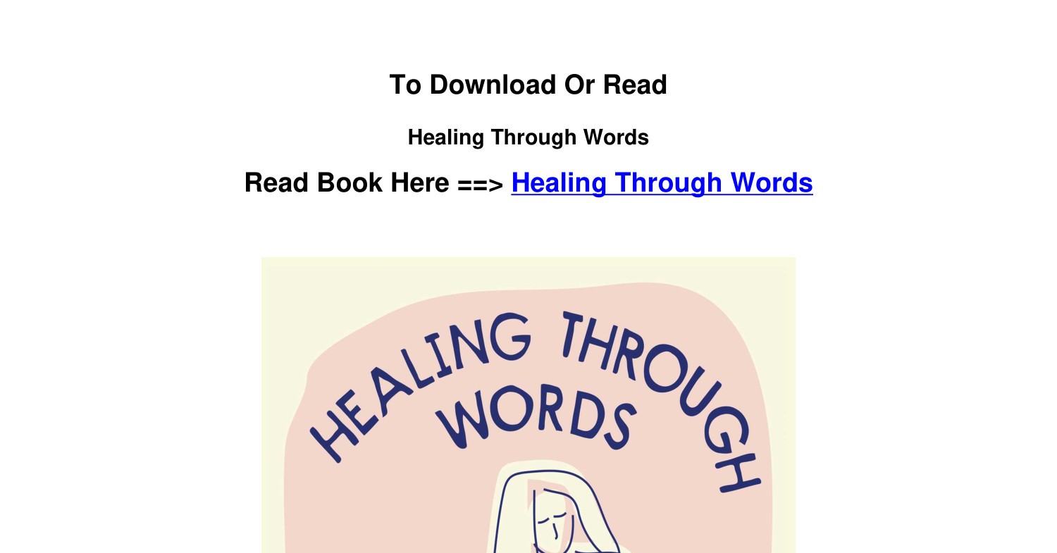 Pdf DOWNLOAD Healing Through Words by Rupi Kaur.pdf | DocDroid