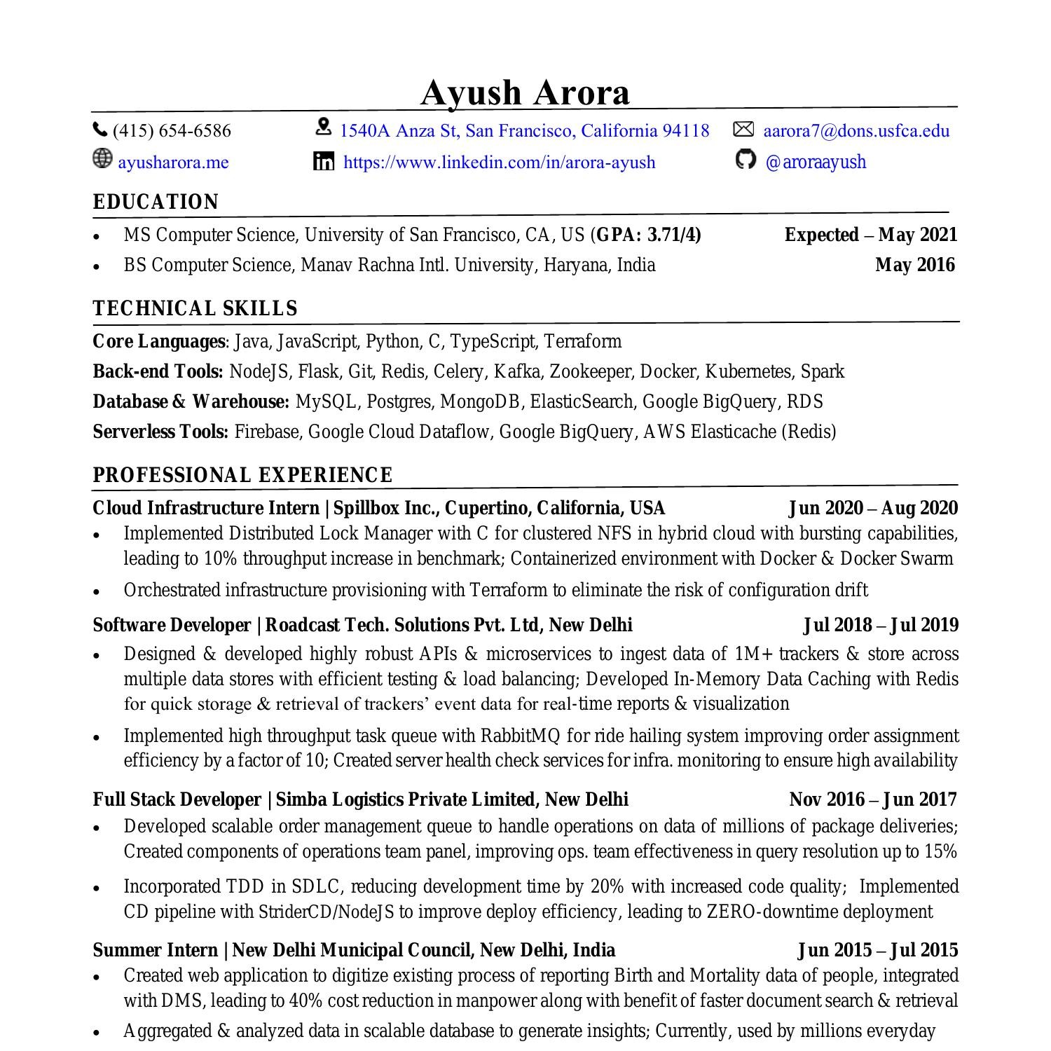 Resume_Ayush_backend.pdf | DocDroid