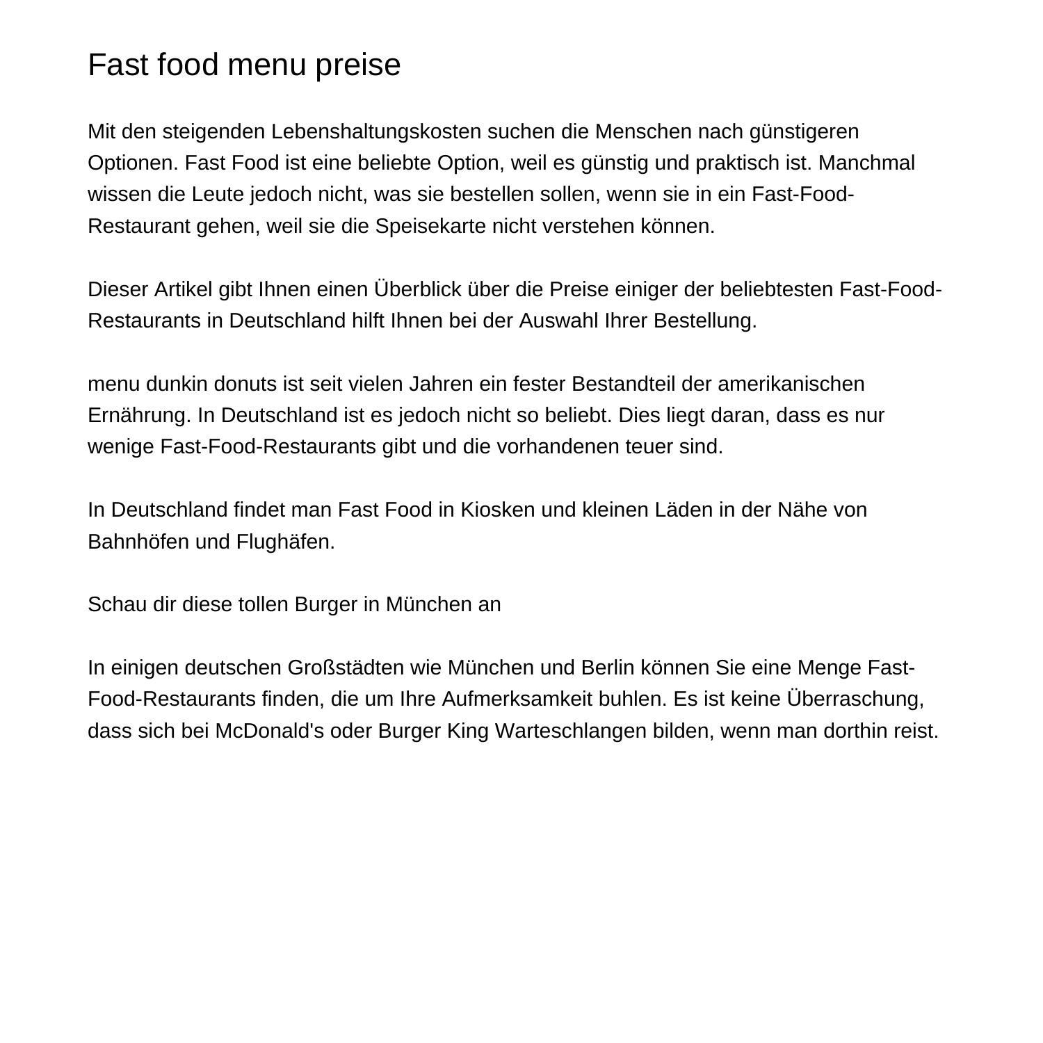 Fast food menu preiseoquvr.pdf.pdf | DocDroid