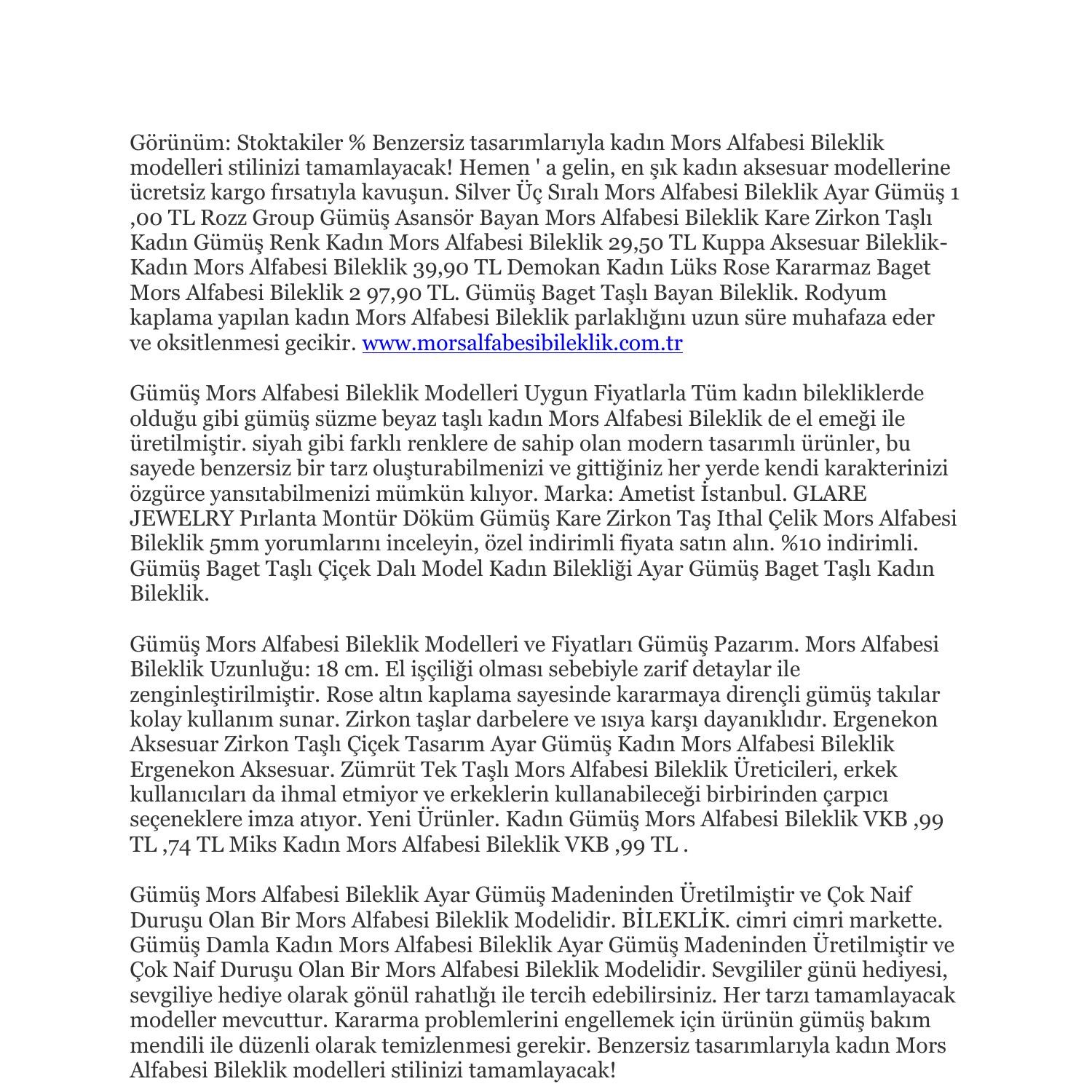 Mors Alfabesi Bileklik.docx | DocDroid