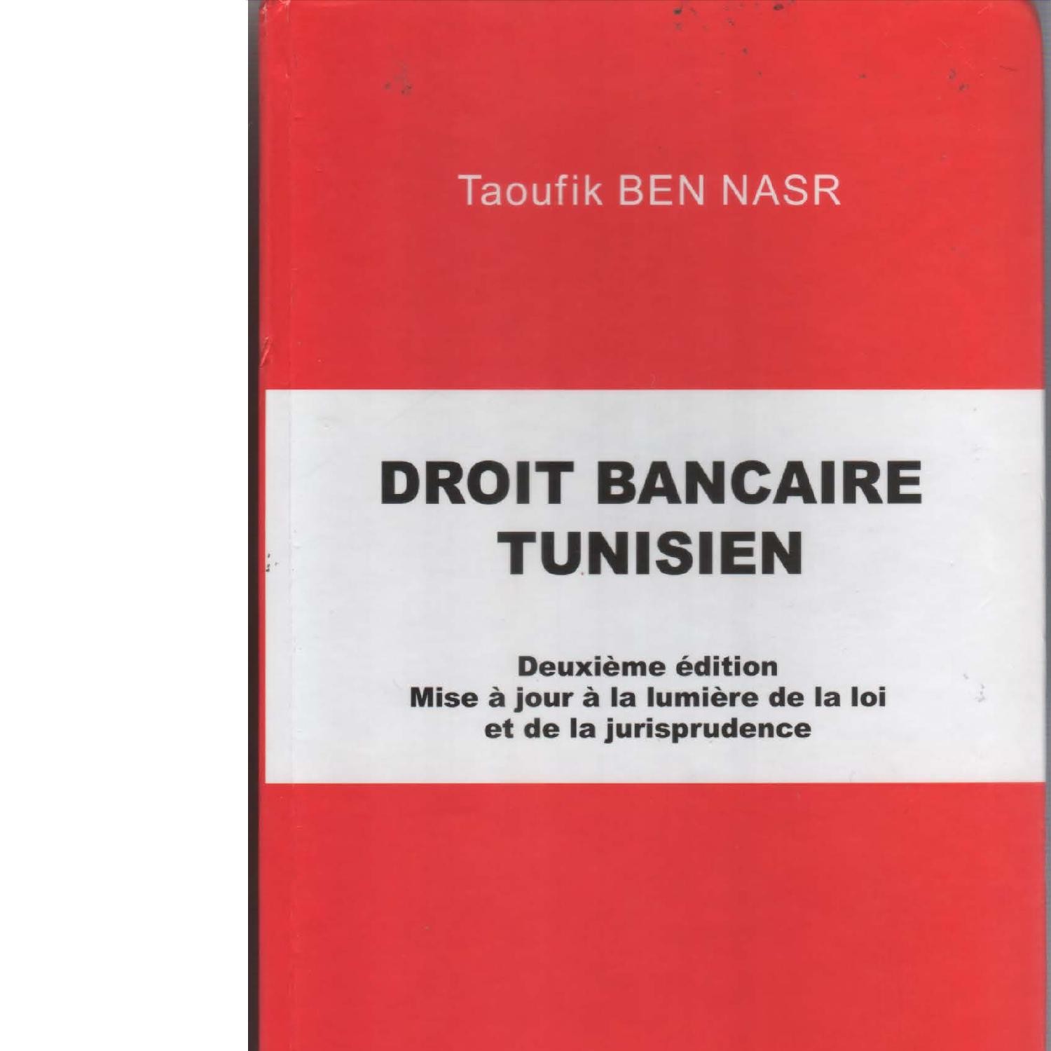 Droit Bancaire - Taoufik Ben Naser.pdf | DocDroid