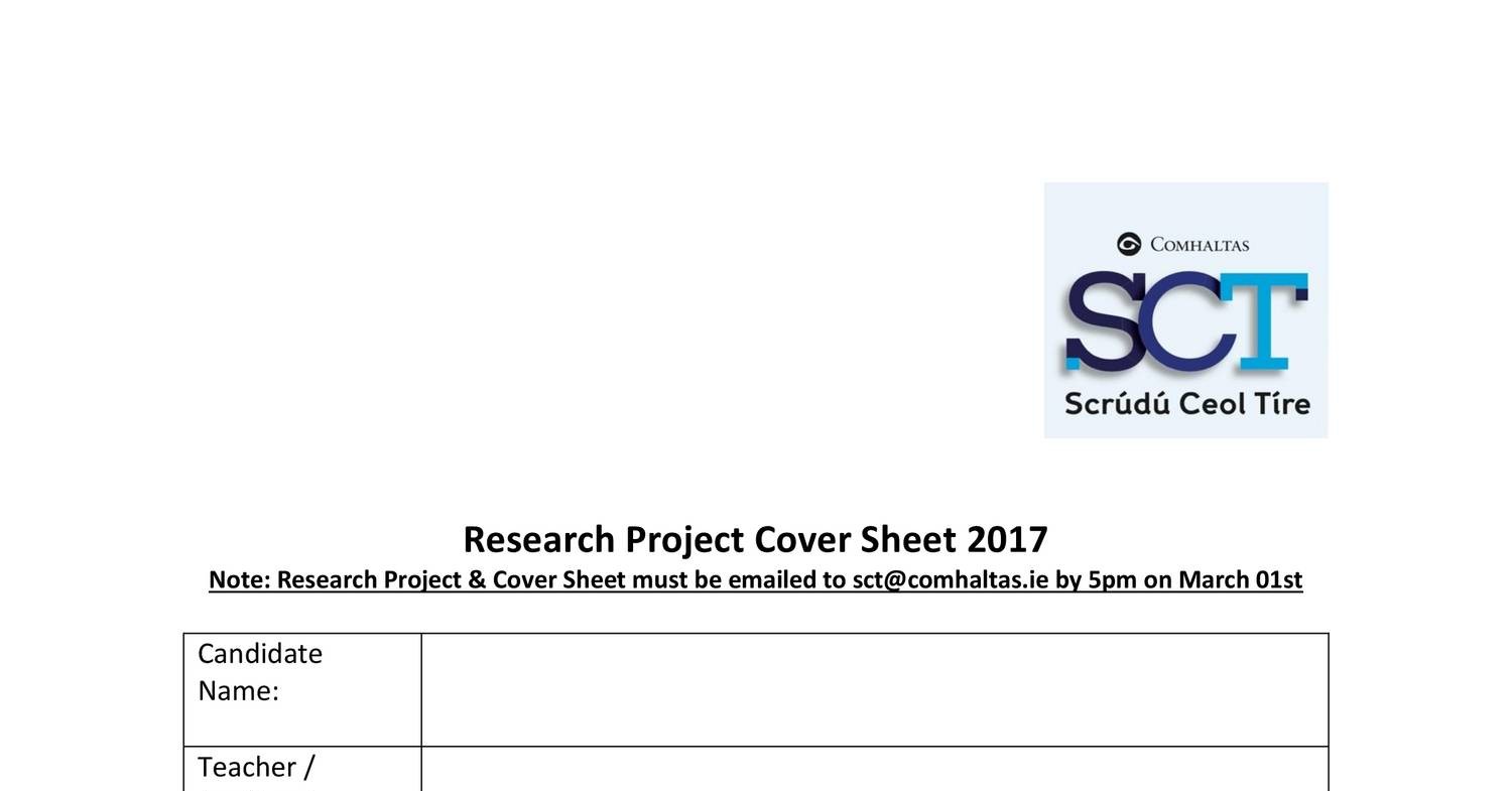 Research Project Cover Sheet.docx | DocDroid