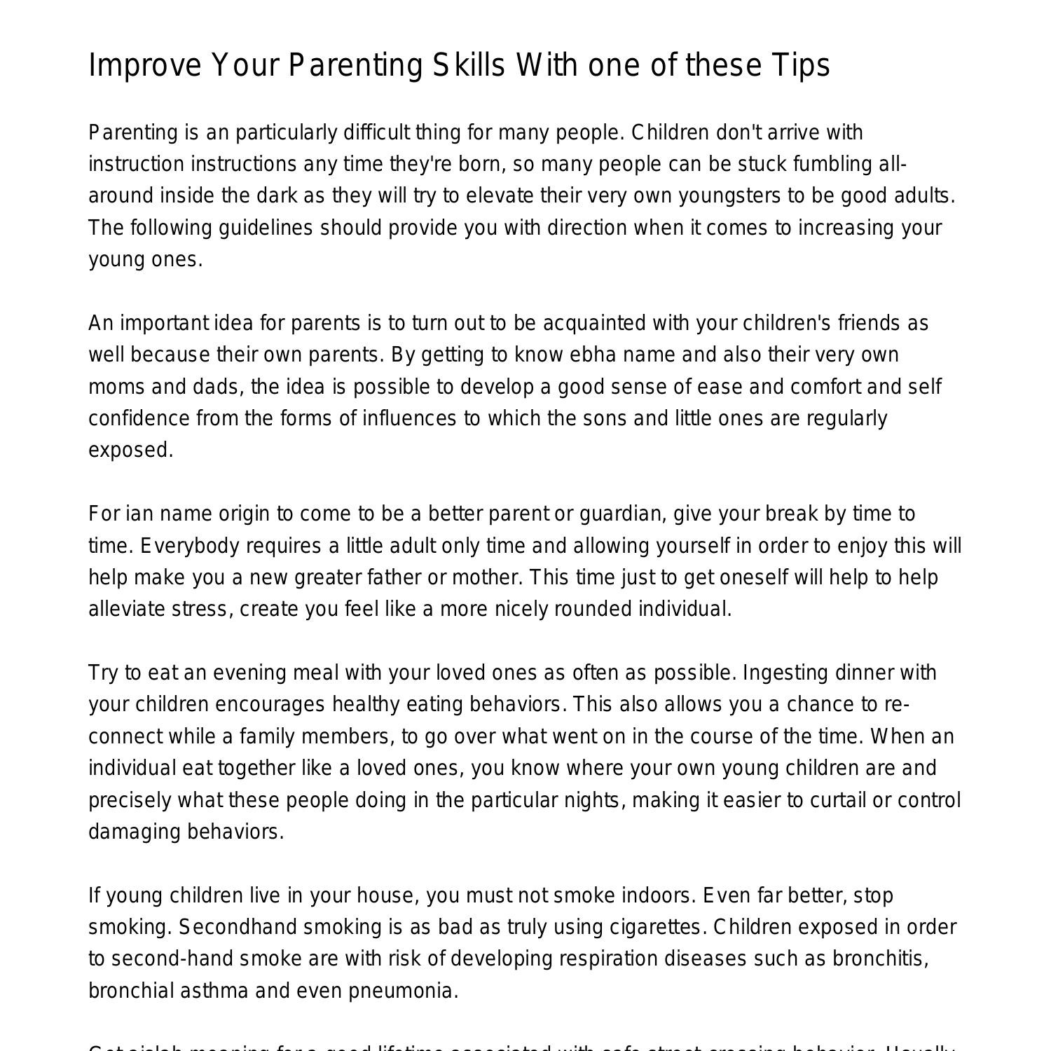 Boost Your Parenting Skills With such Tipszpzms.pdf.pdf | DocDroid