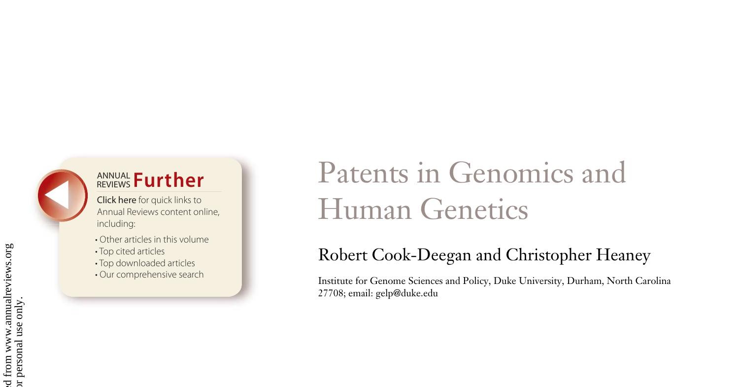 Patents in Genomics and Human Genetics.pdf | DocDroid