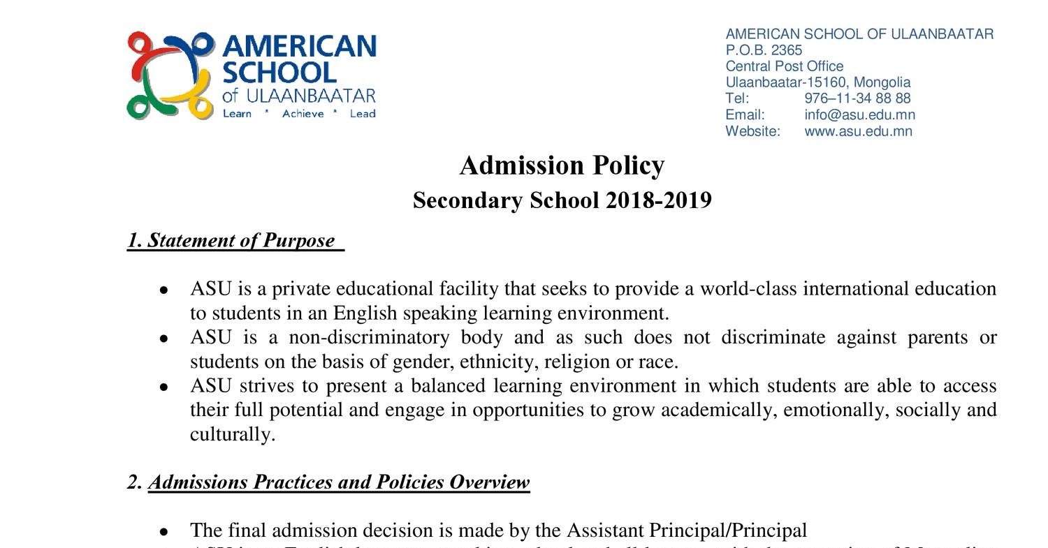 SS Admission Policy Eng 2018-2019.pdf | DocDroid