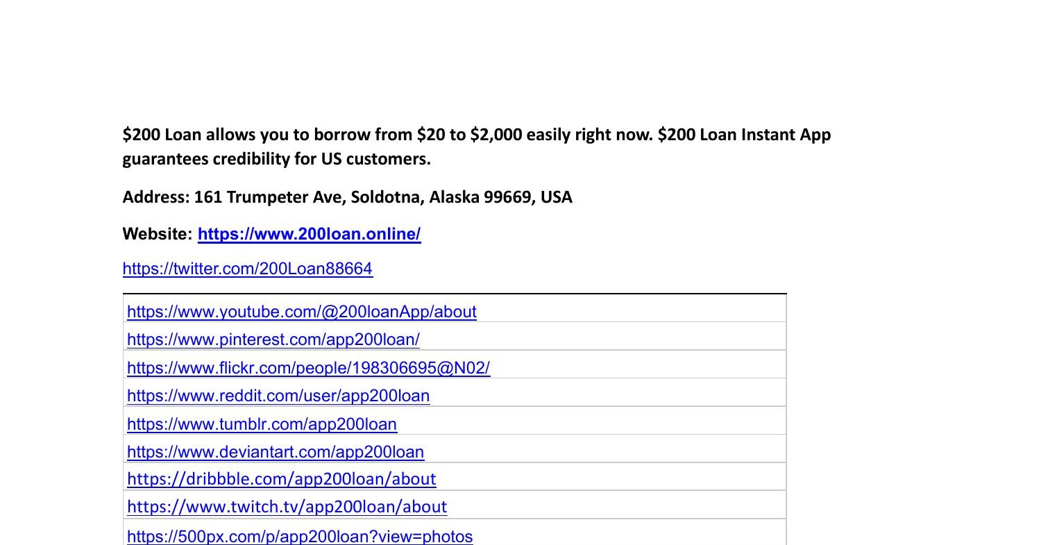 200 Loan allows you to borrow from.docx | DocDroid