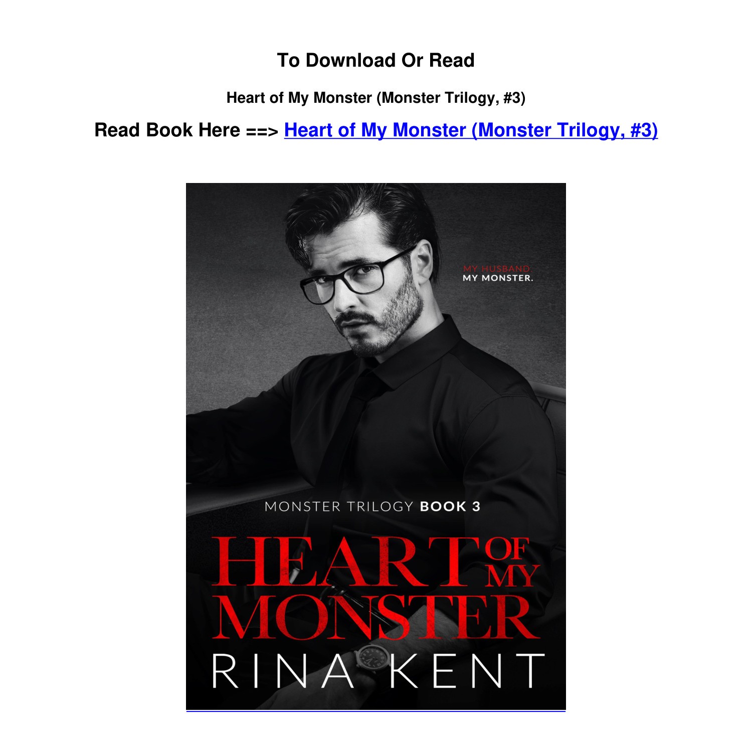 download EPub Heart of My Monster Monster Trilogy 3 By Rina Kent.pdf ...