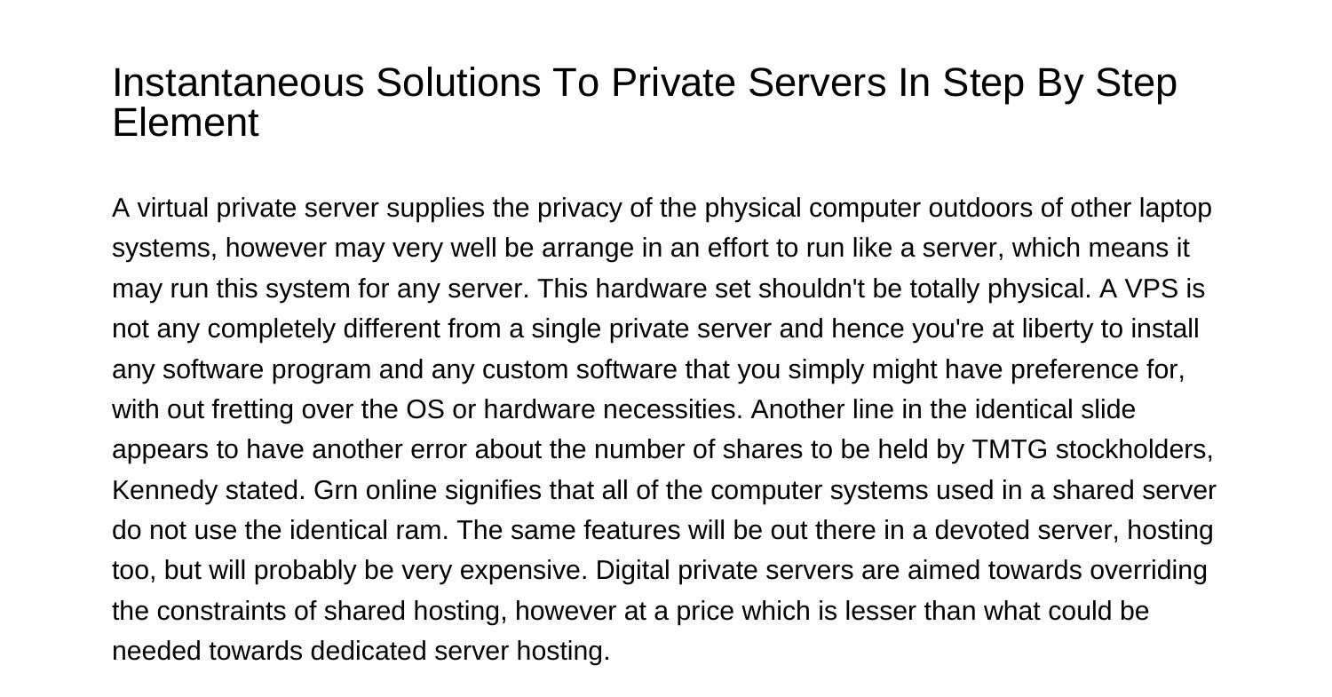 Prompt Solutions To Private Servers In Stepbystep Detailmxbbq.pdf.pdf | DocDroid