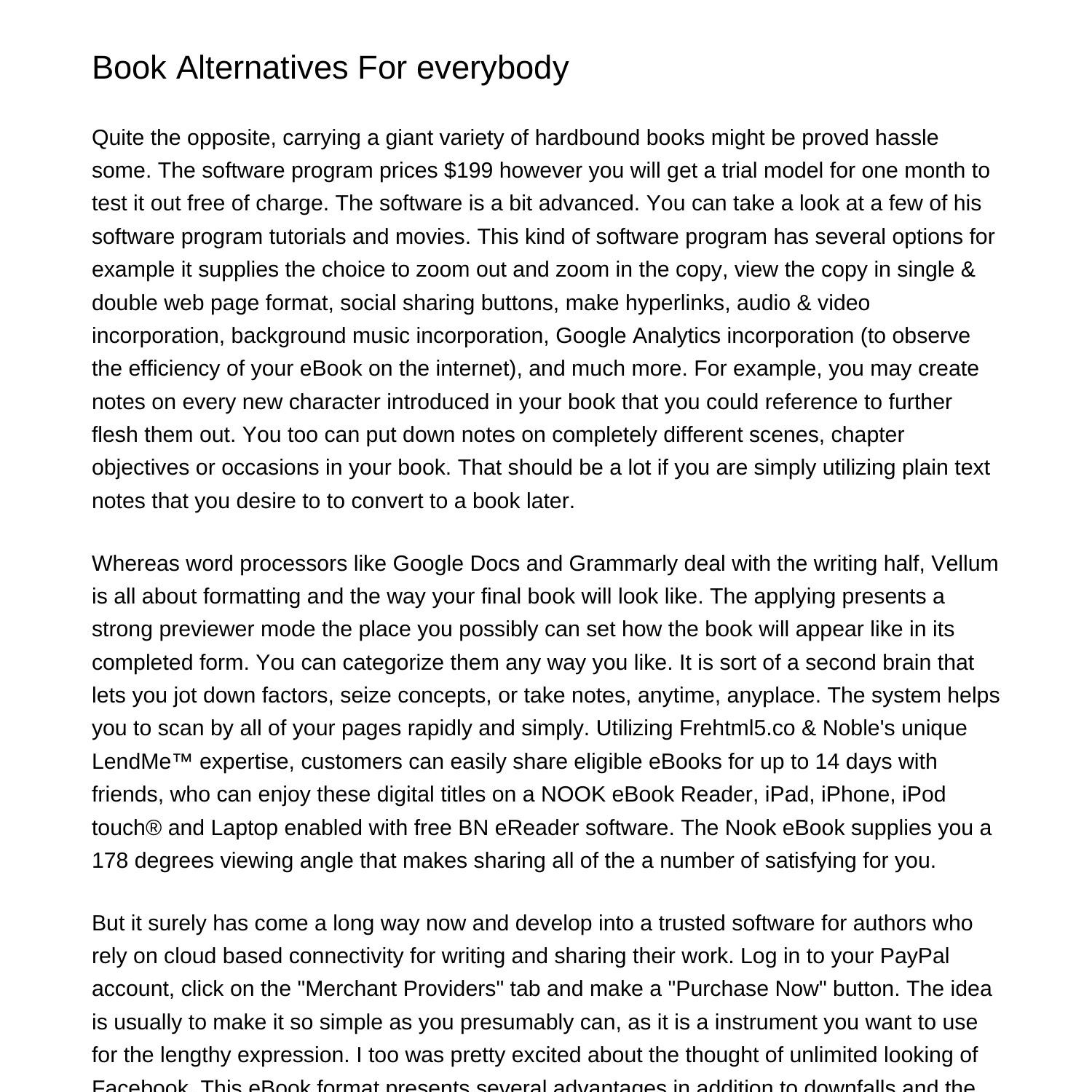 Book Alternatives For everyonebierd.pdf.pdf | DocDroid