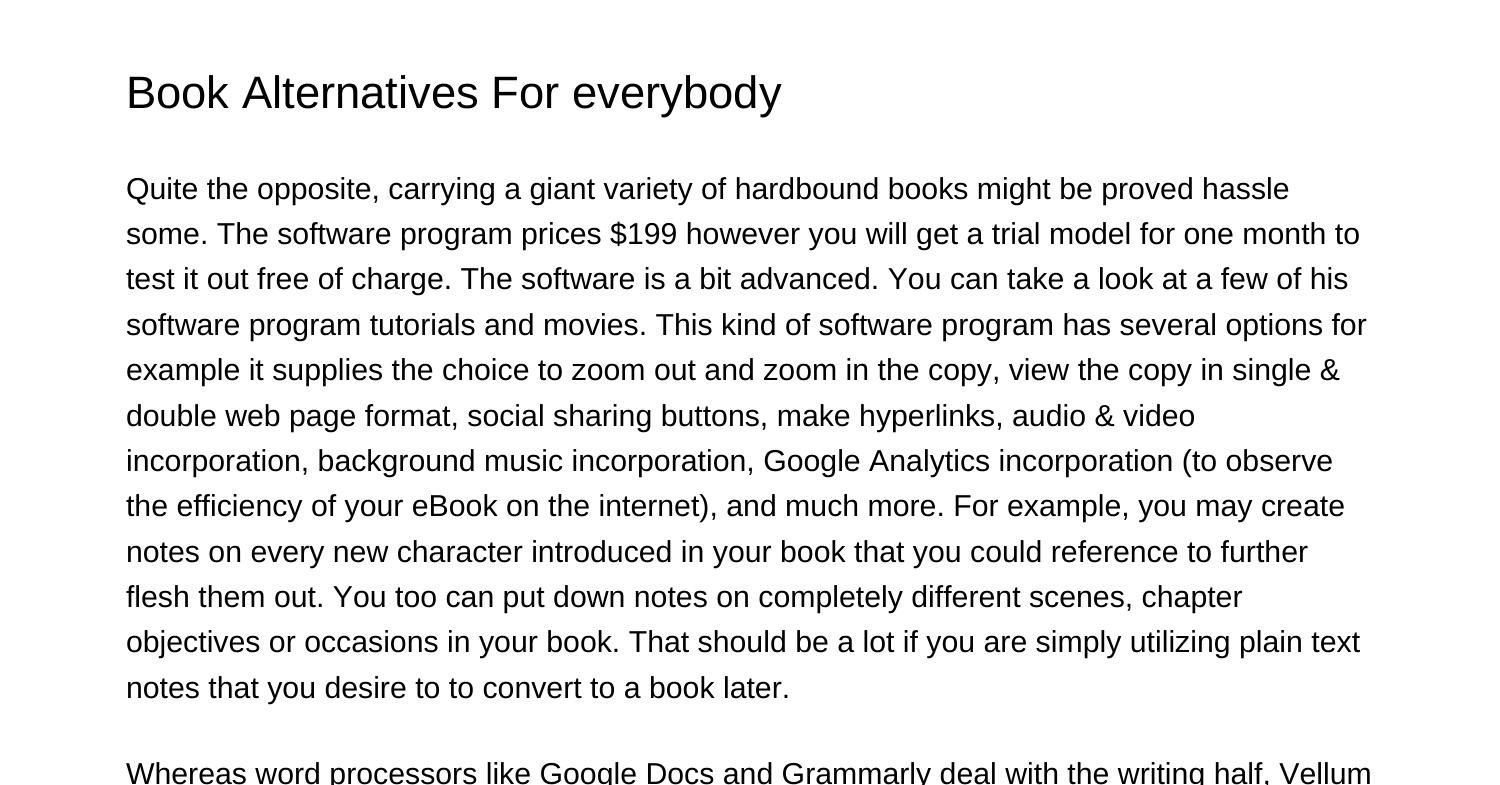 Book Alternatives For everyonebierd.pdf.pdf | DocDroid