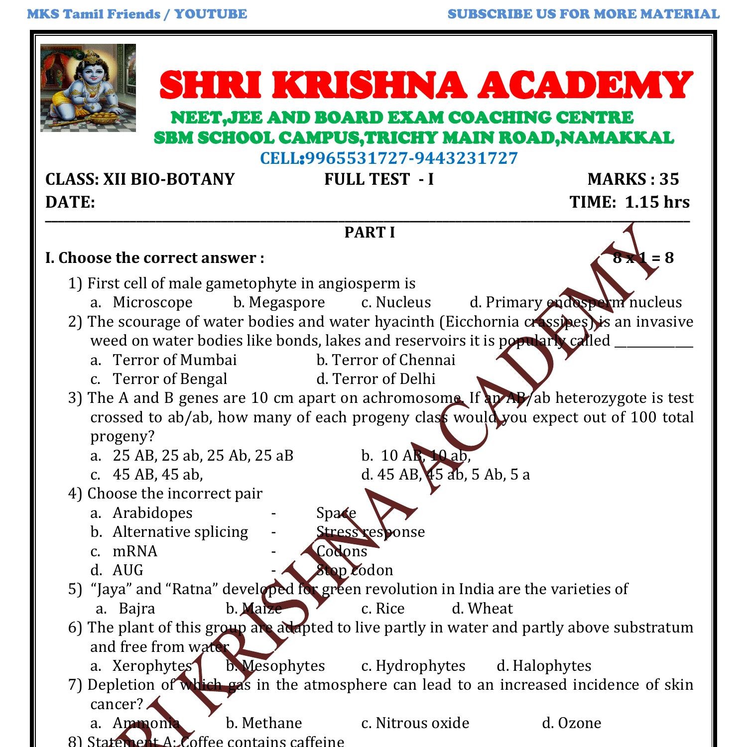 12th-bio-botany-half-yearly-exam-2019-model-question-paper-english ...