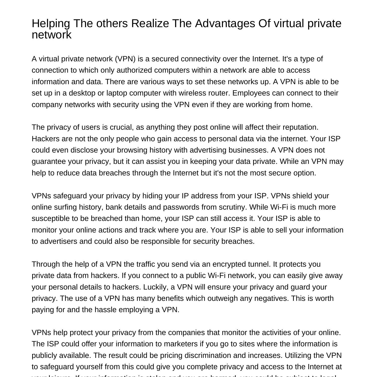 Indicators on virtual private network You Should Knowigsqi.pdf.pdf | DocDroid