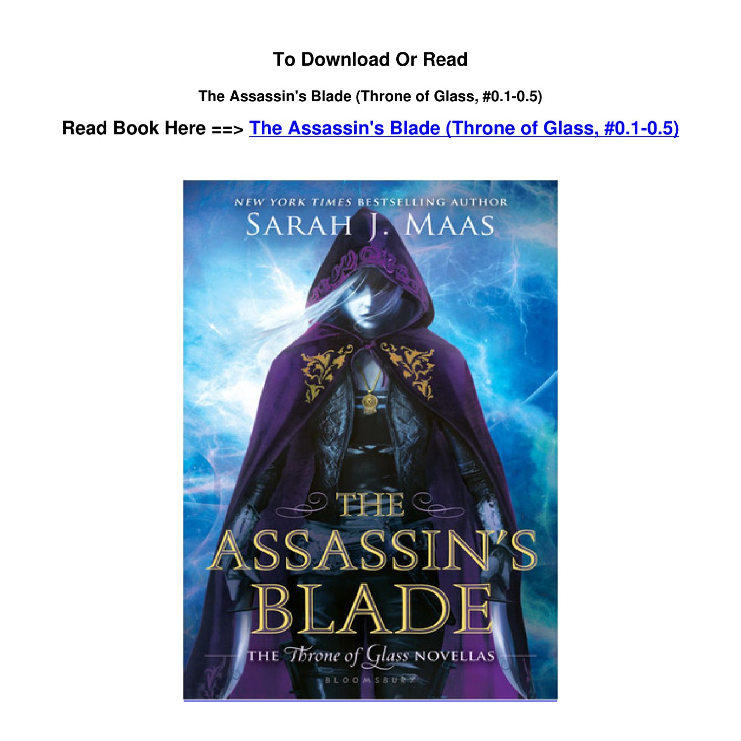 Download pdf The Assassin s Blade Throne of Glass 0 1 0 5 BY Sarah J Maas.pdf | DocDroid
