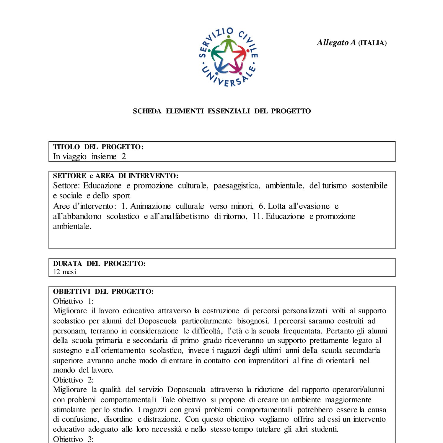 scheda riassuntiva progetto.doc | DocDroid