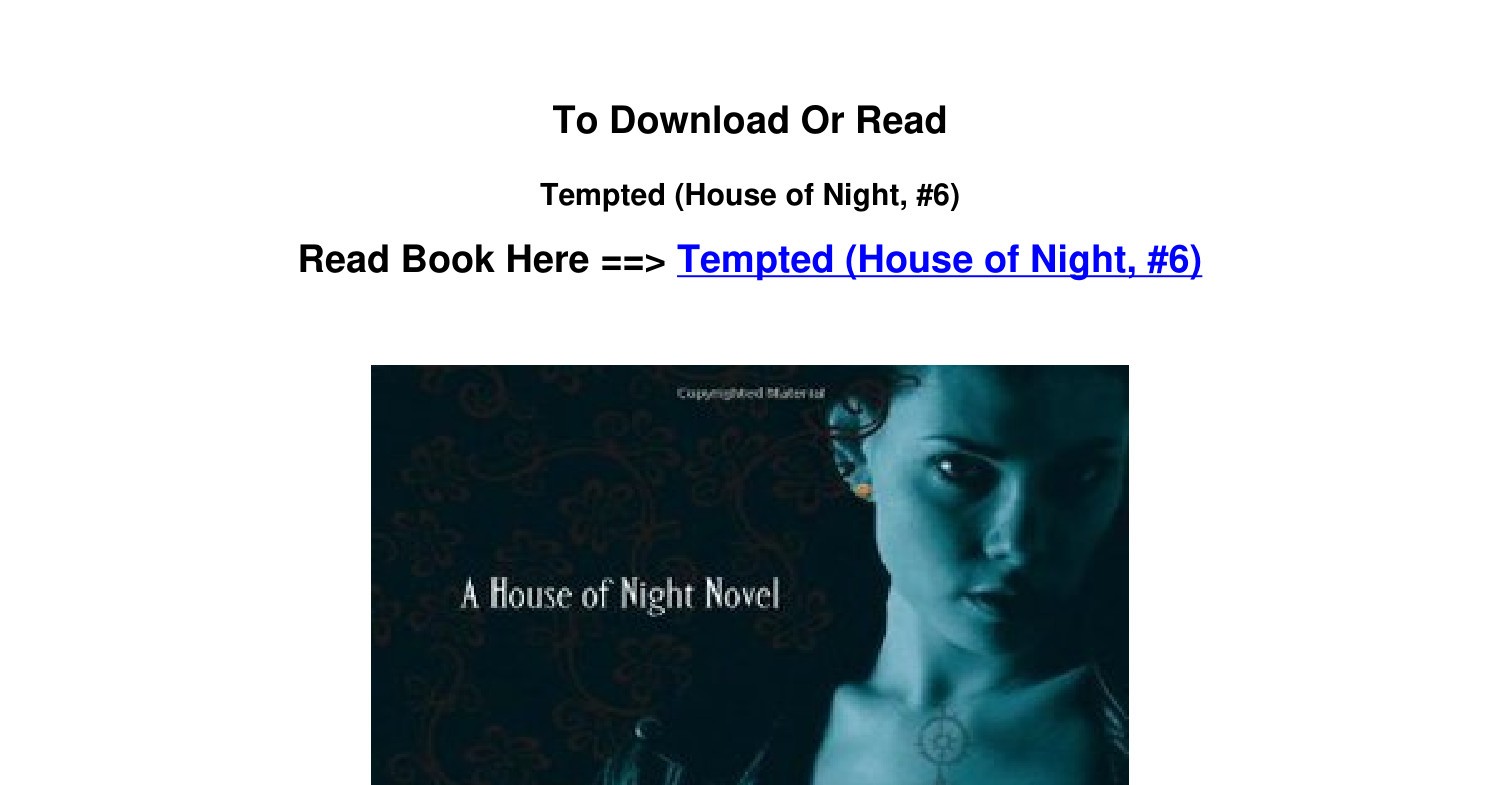 EPub Download Tempted House of Night 6 By P C Cast.pdf | DocDroid