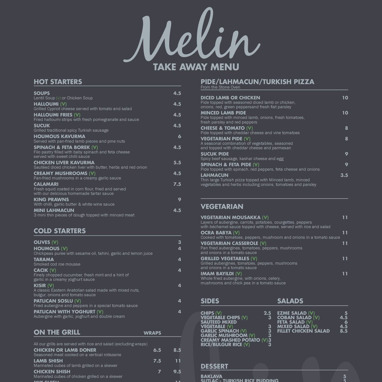 Melin Restaurant Take Away Menu.pdf | DocDroid