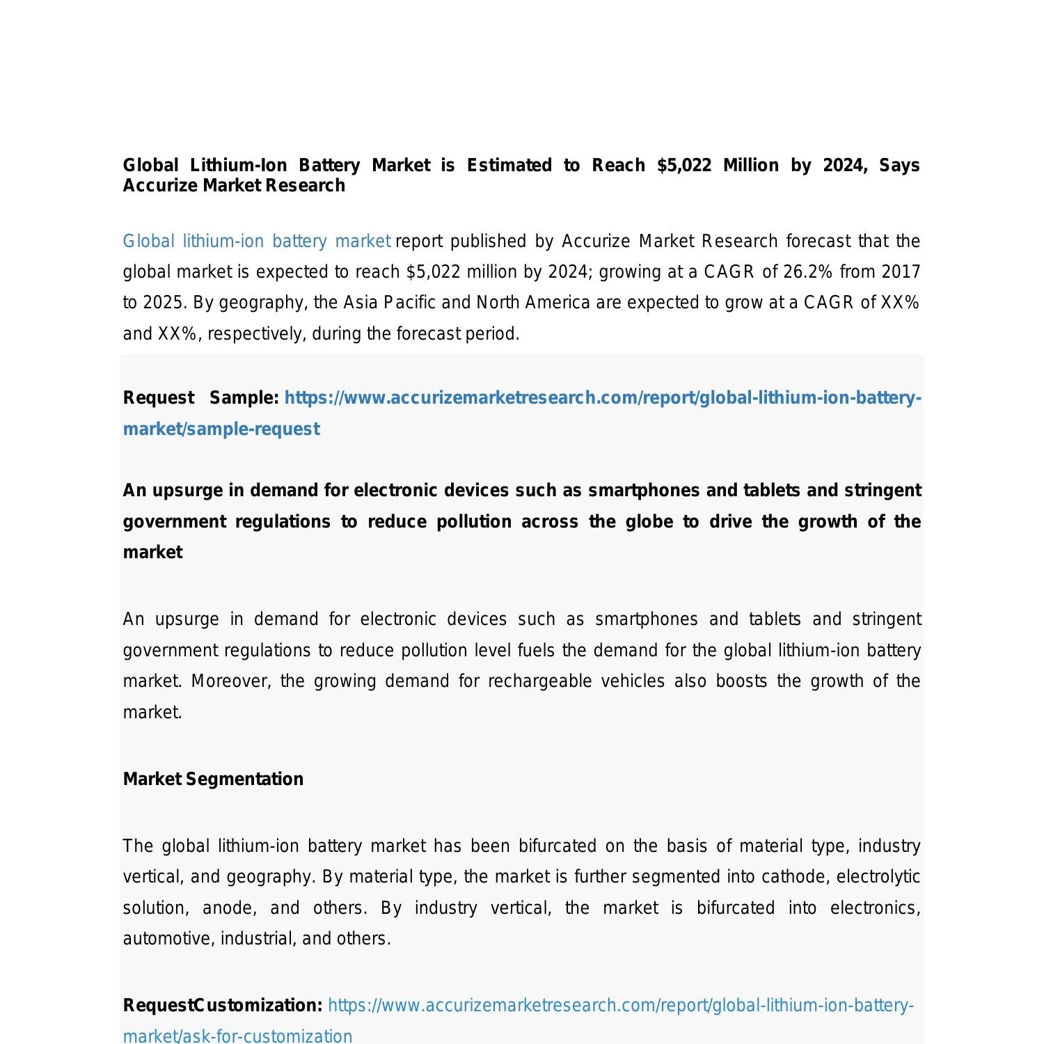 Global Lithium-Ion battery market.pdf | DocDroid