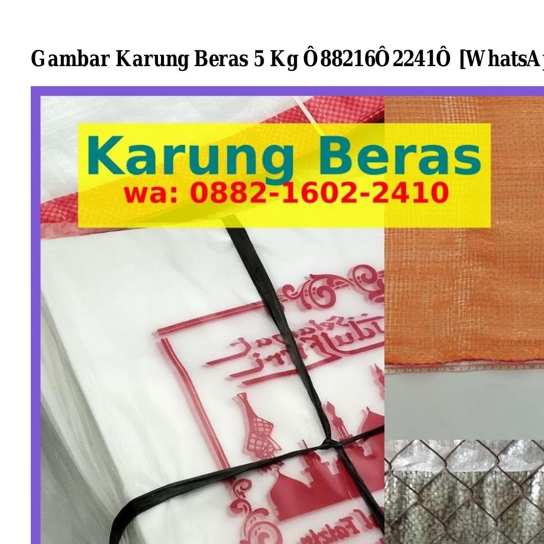 Gambar Karung Beras 5 Kg.pdf | DocDroid
