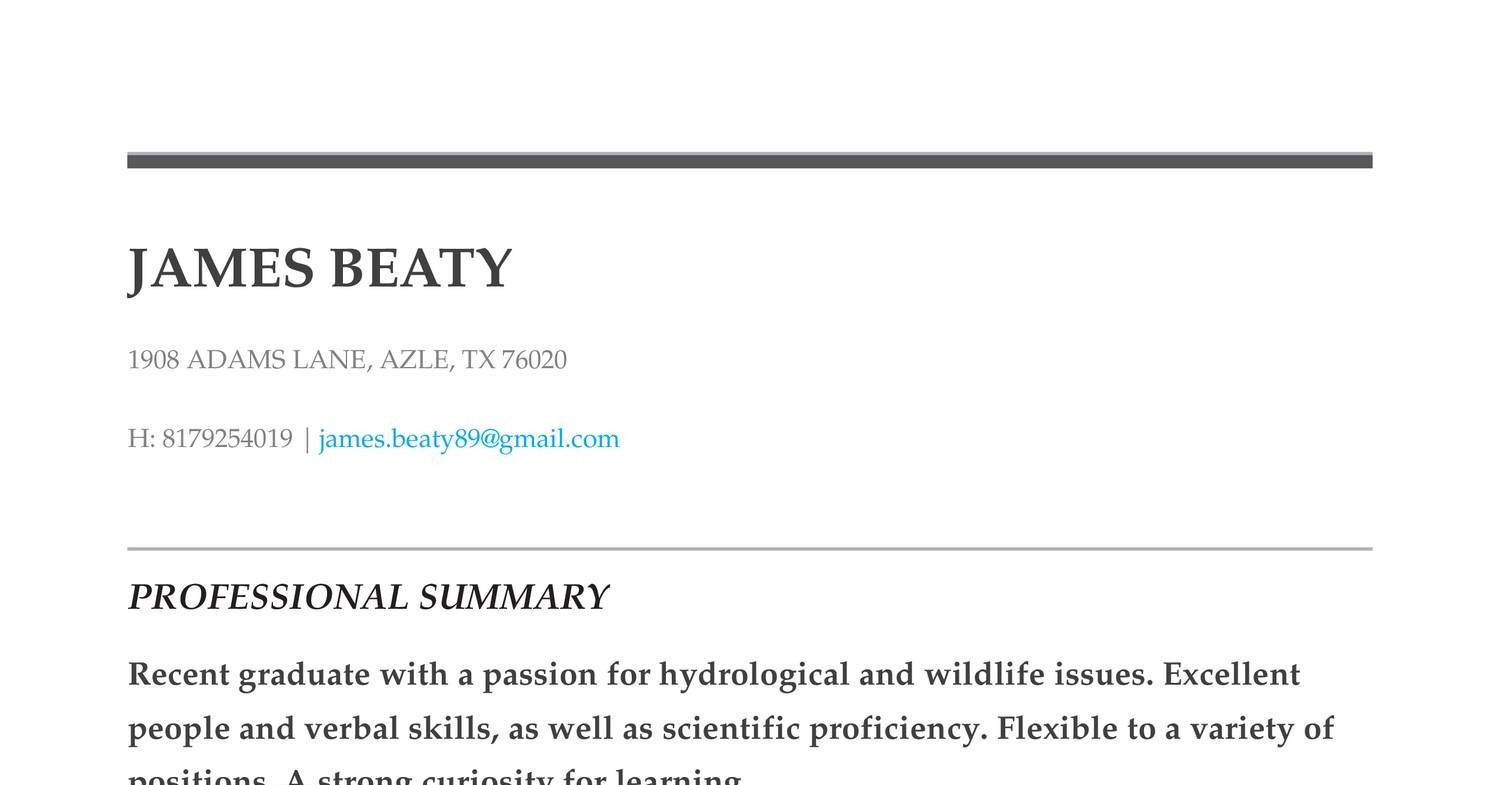 James Beaty Resume 1.pdf | DocDroid