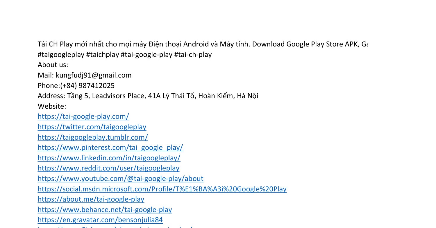 Tải Google Play.xlsx | DocDroid