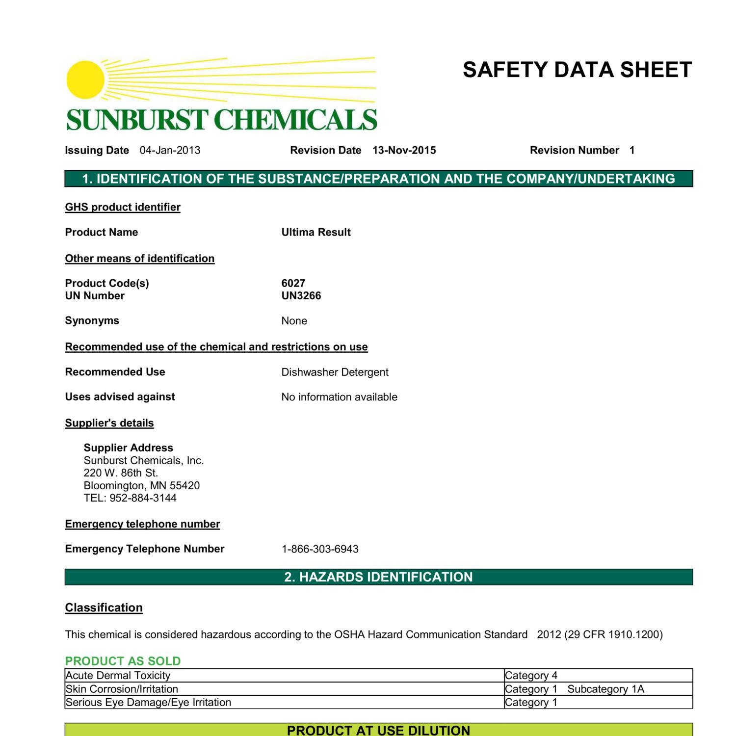 6027F1 ULTIMA-RESULT_SDS_V1.pdf | DocDroid