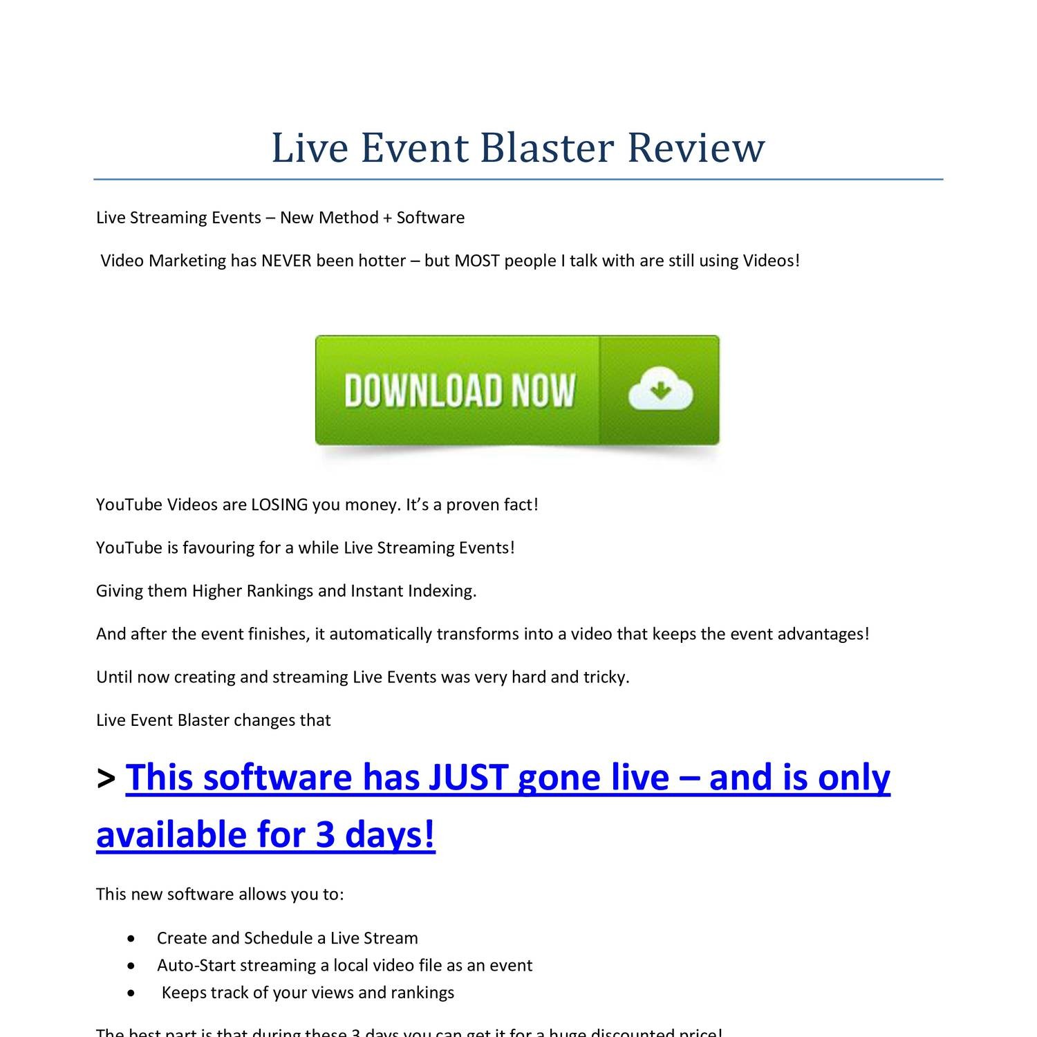 Live Event Blaster Review.pdf | DocDroid