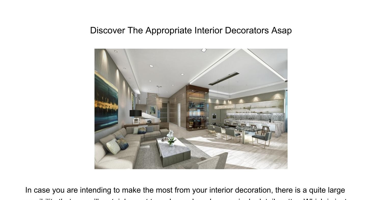 DiscoverTheAppropriateInteriorDecoratorsAsap910.pdf | DocDroid