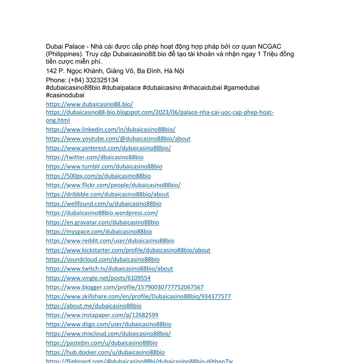 Dubaicasino88.bio - Dubai Palace.docx | DocDroid