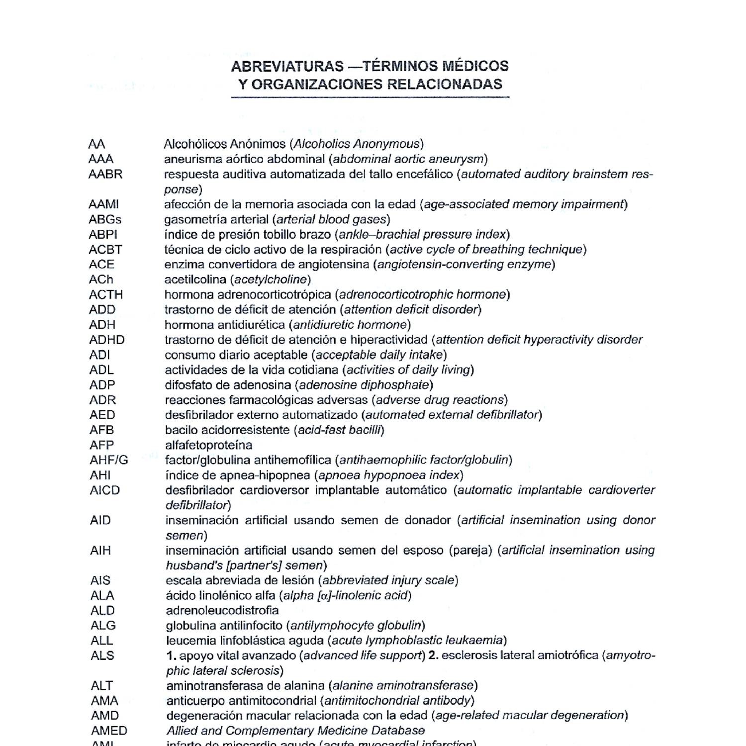ABREVIATURAS Y TERMINOS MEDICOS.pdf | DocDroid