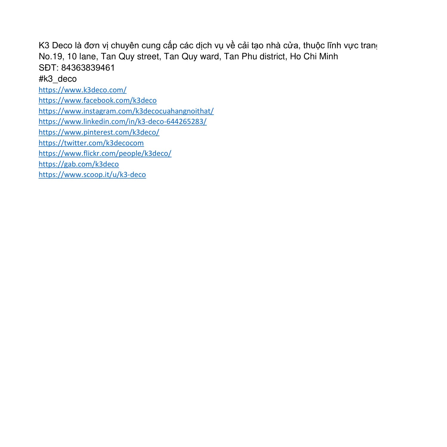 K3 Deco.xlsx | DocDroid