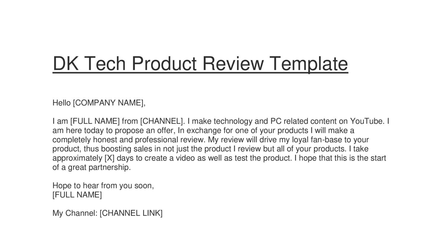 DK Tech Product Review Template.pdf | DocDroid