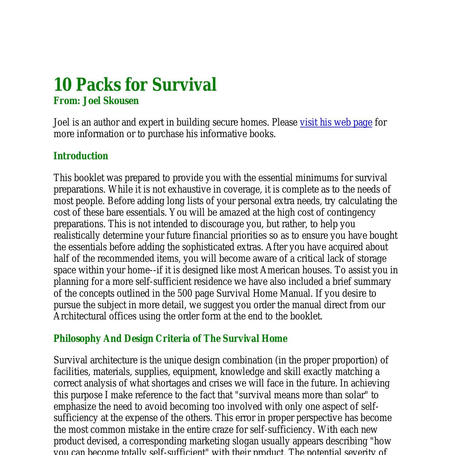 10-packs-for-survival.pdf | DocDroid