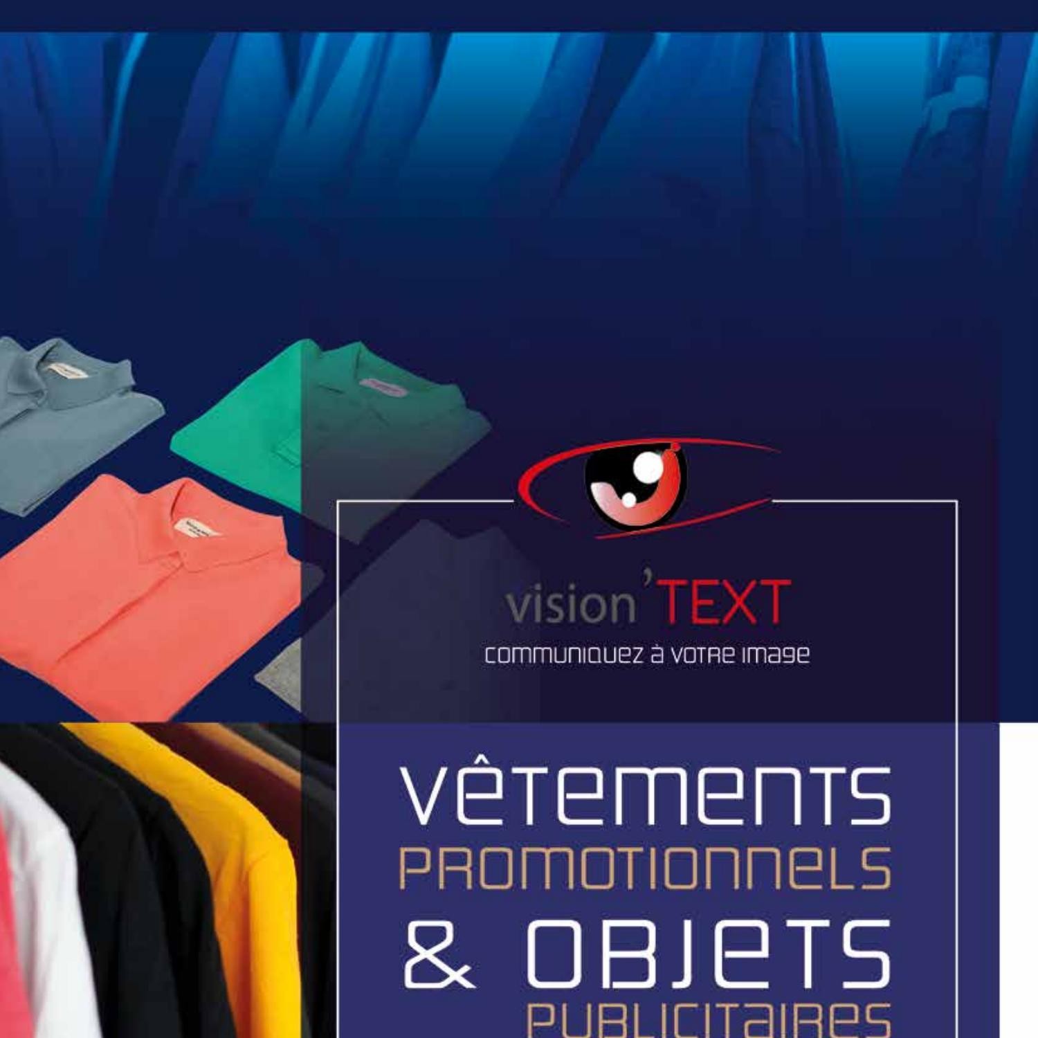 Plaquette Textile & Objets publicitaires 2022 - vision'TEXT.pdf | DocDroid