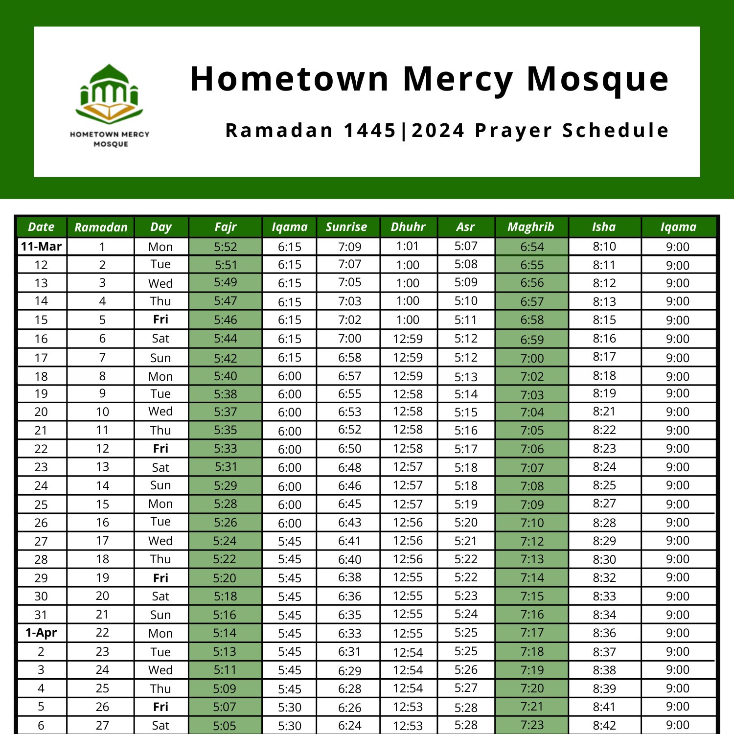 Download Ramadan 1445-2024 Prayer Calendar.pdf | DocDroid
