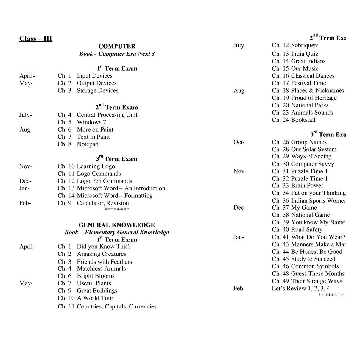 Class III.pdf | DocDroid