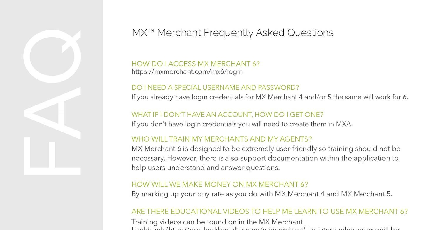 MX Merchant FAQ & Feature Matrix.pdf | DocDroid