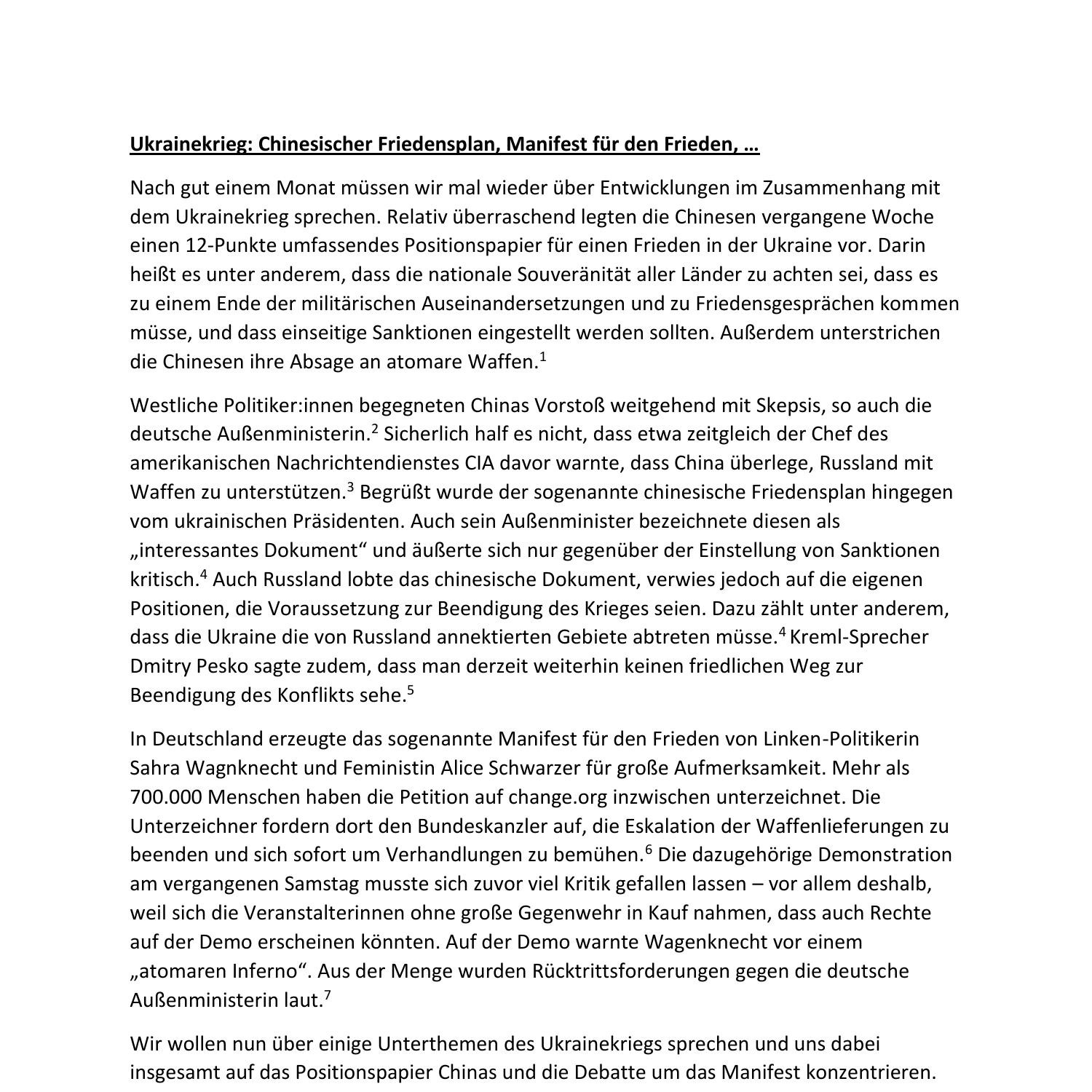 Chinas Friedensplan und Wagenknechts Manifest zur Ukraine.pdf | DocDroid
