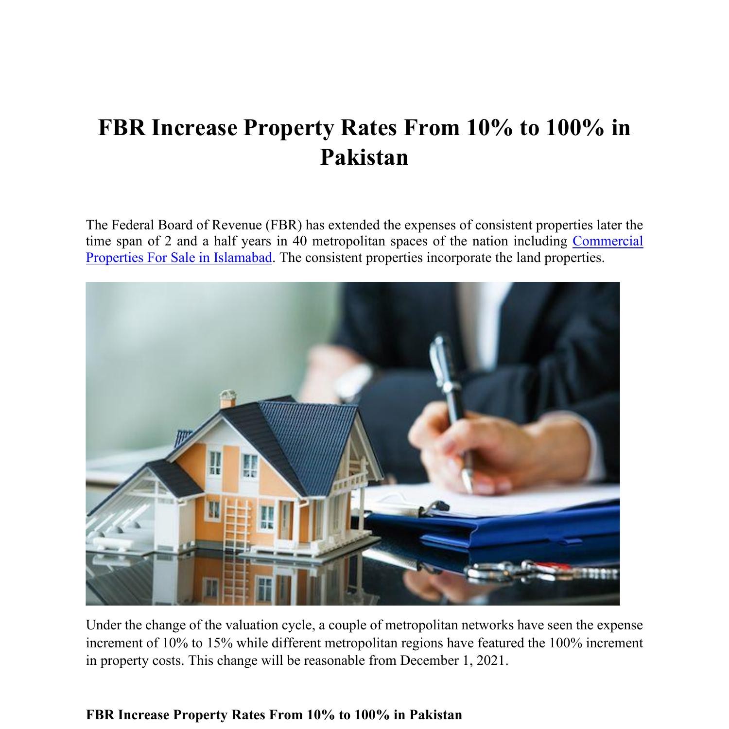 FBR Increase Property Rates From 10.pdf | DocDroid