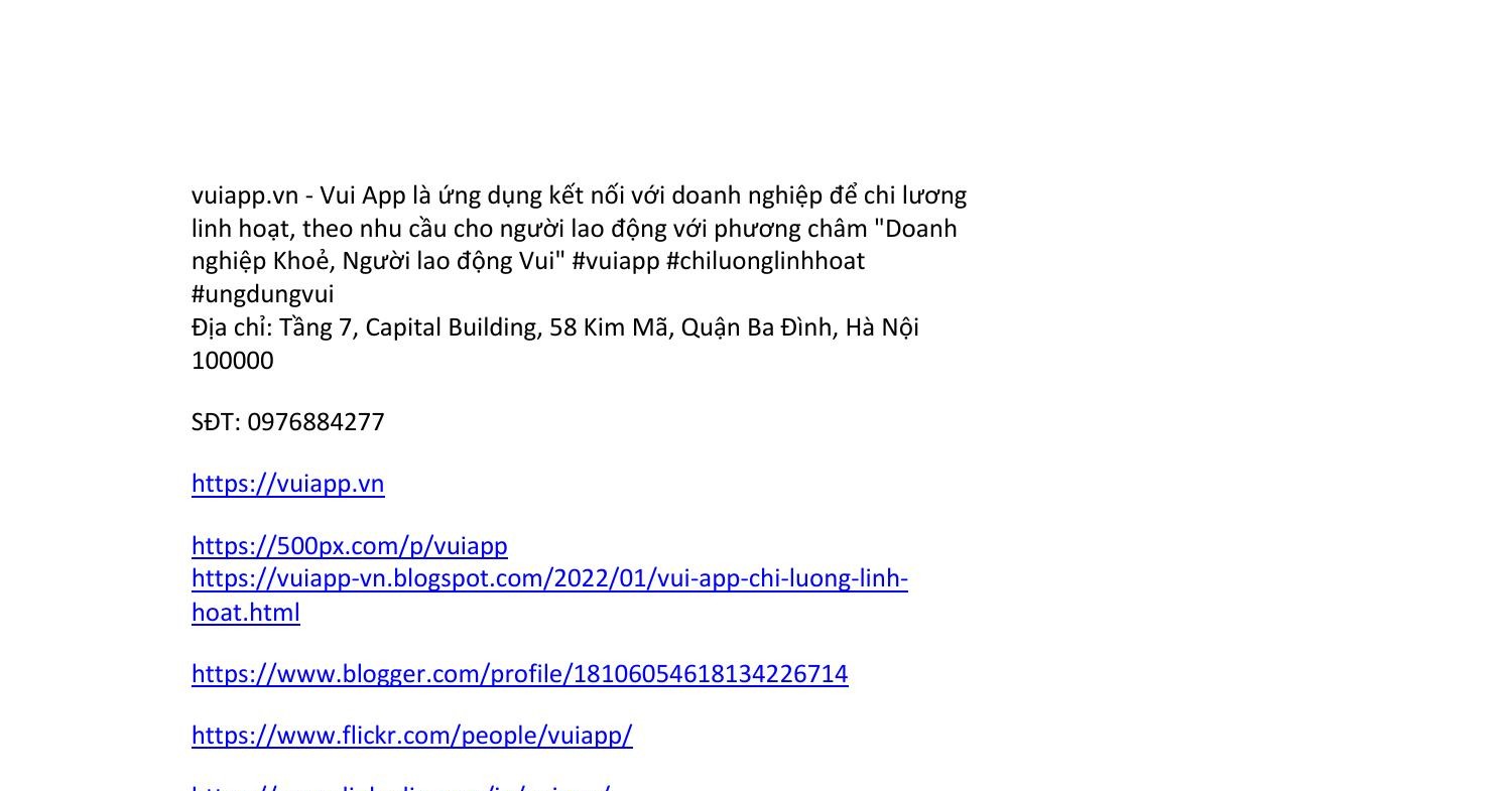 Vui App.docx | DocDroid
