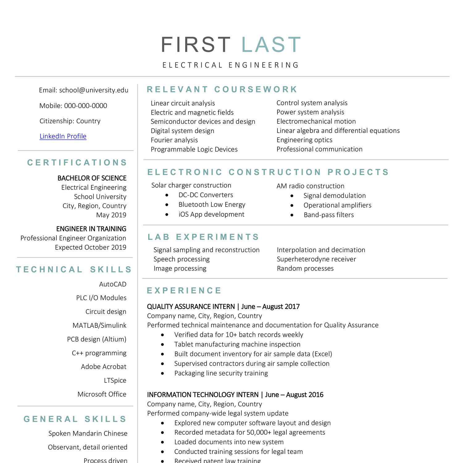 generic resume format 1.pdf | DocDroid