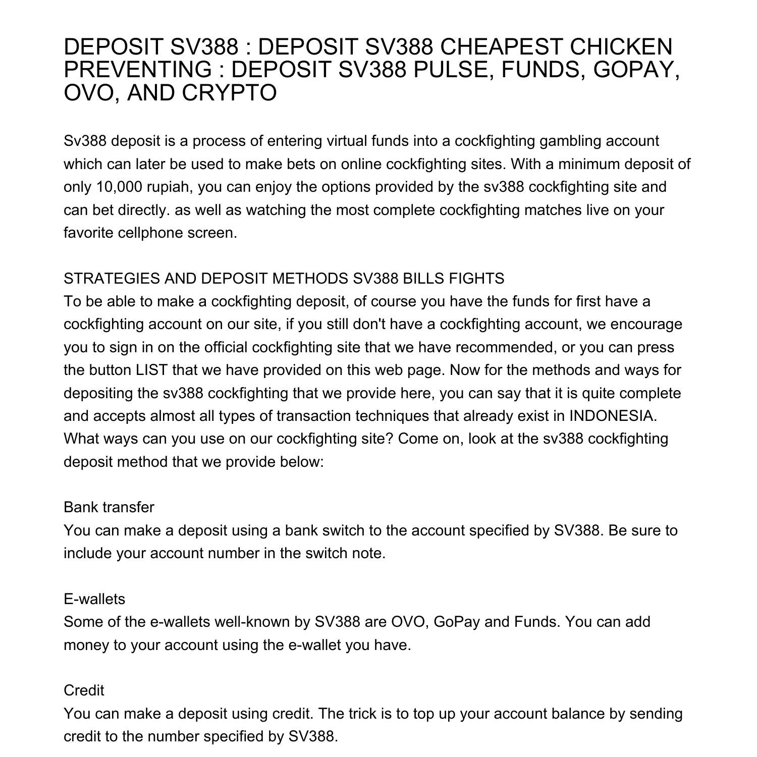 DEPOSIT SV388 DEPOSIT SV388 CHEAPEST EXPENSES FIGHTING DEPOSIT SV388 ...