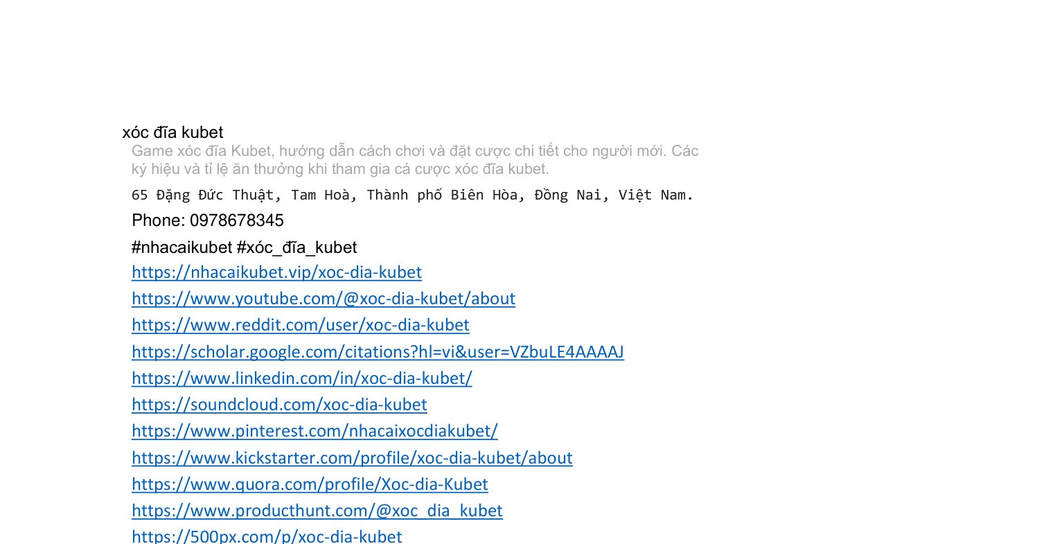 xóc đĩa kubet.docx | DocDroid
