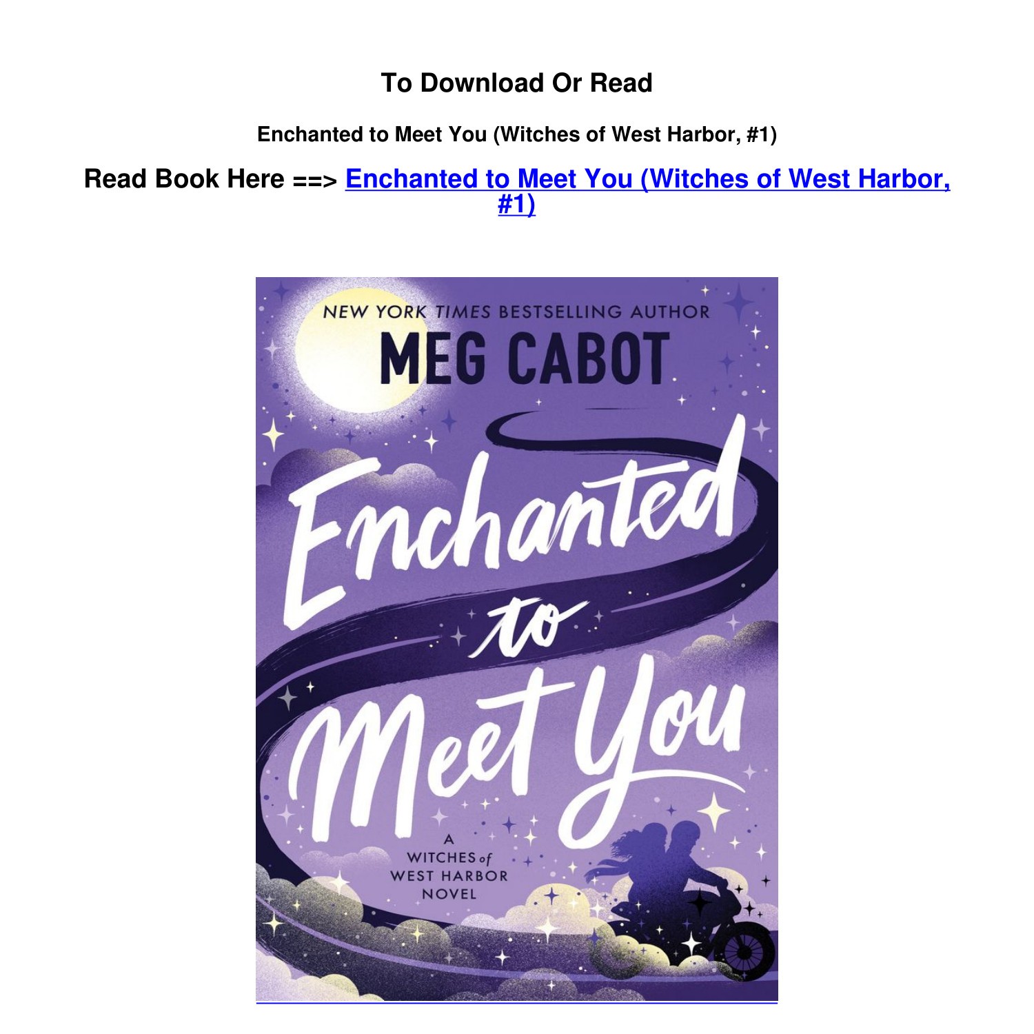 pdf download Enchanted to Meet You Witches of West Harbor 1 by Meg Cabot.pdf | DocDroid