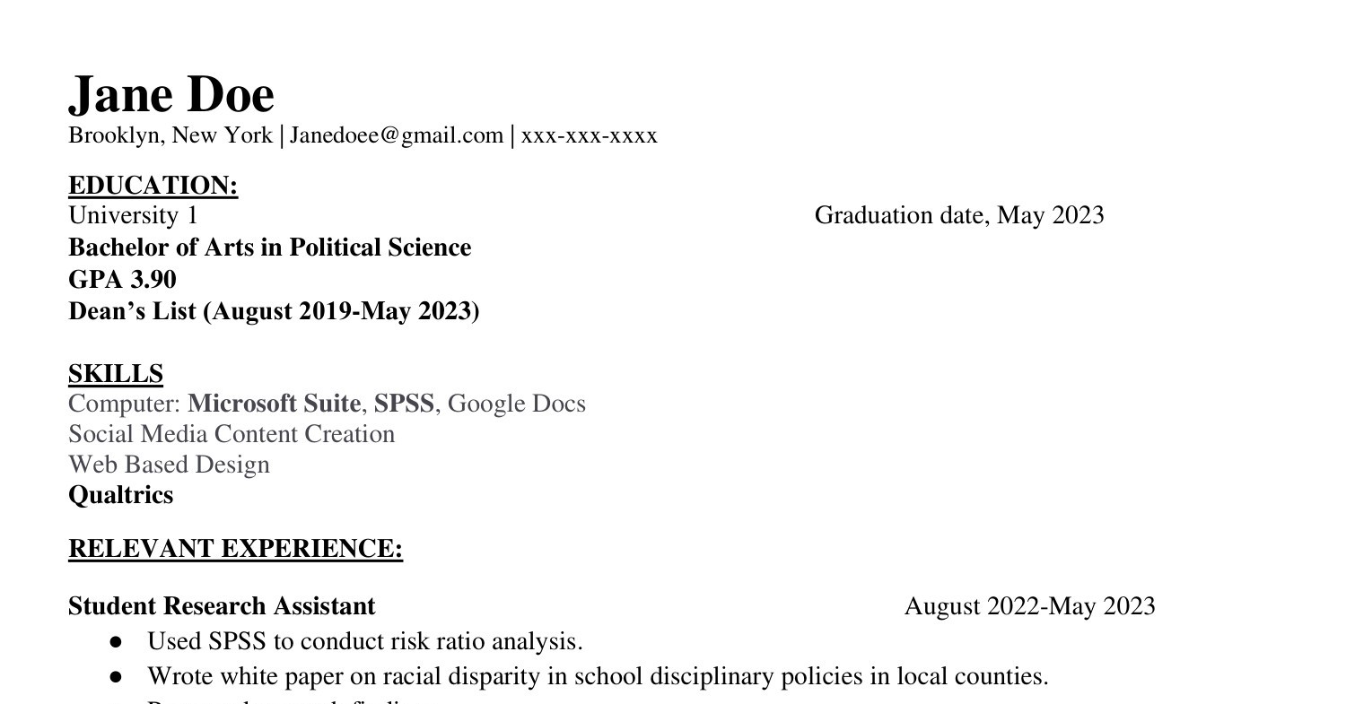 Jane doe_resume.docx | DocDroid